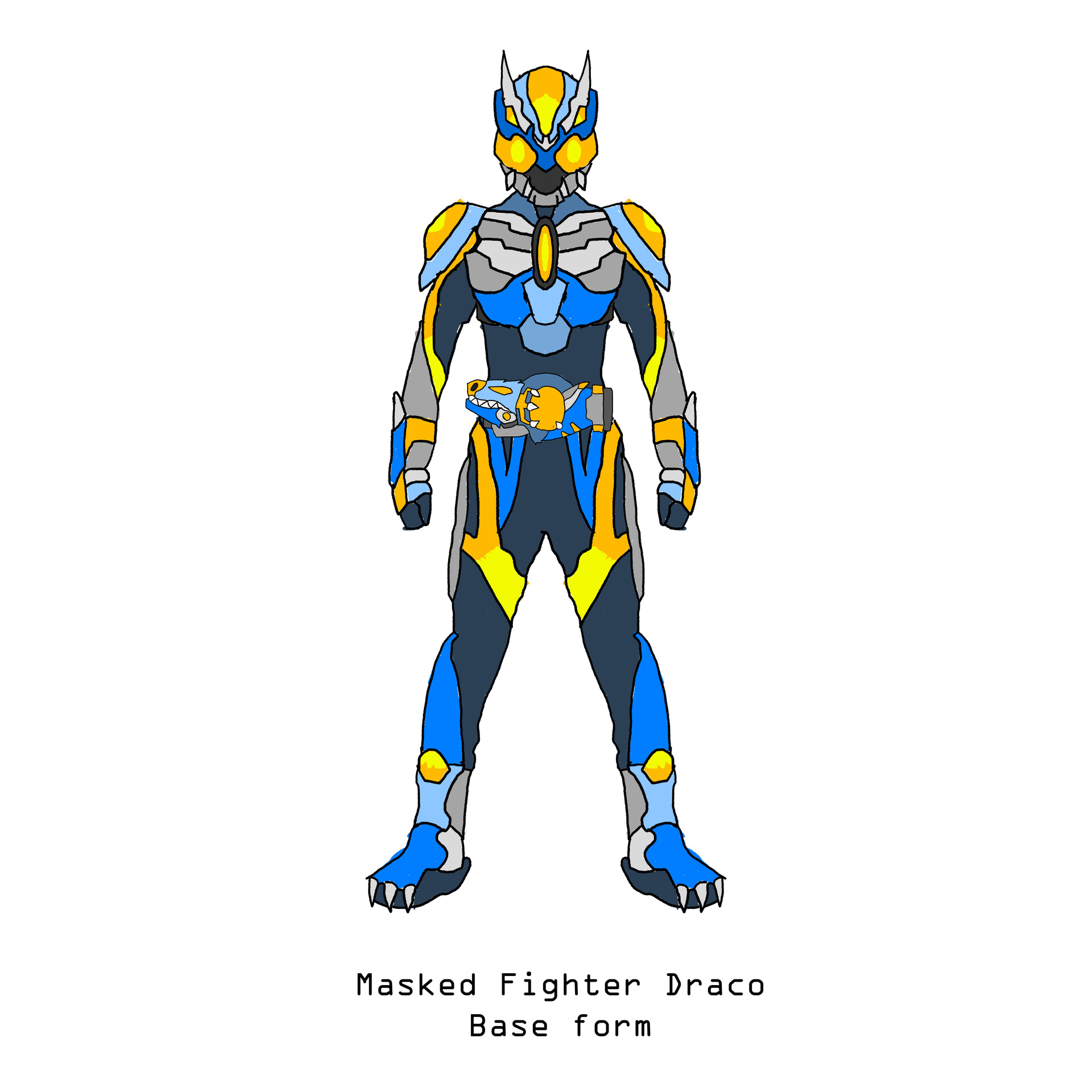 ArtStation - A major Masked FIghter Draco Revamp