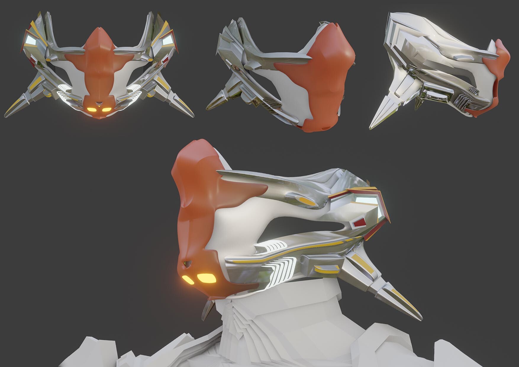 ArtStation - Armor + 3D Mask