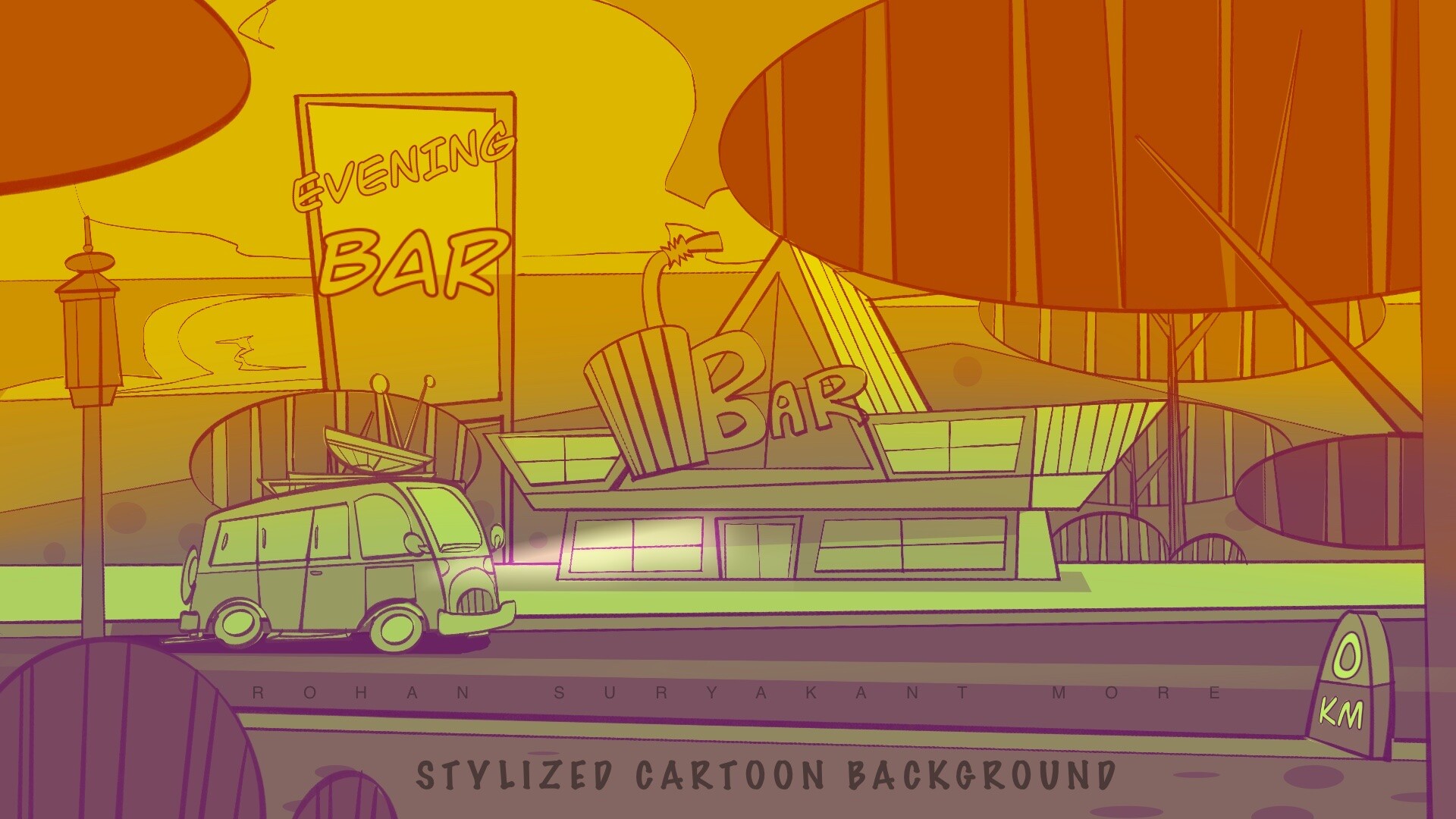 ROHAN MORE - Cartoon backgrounds