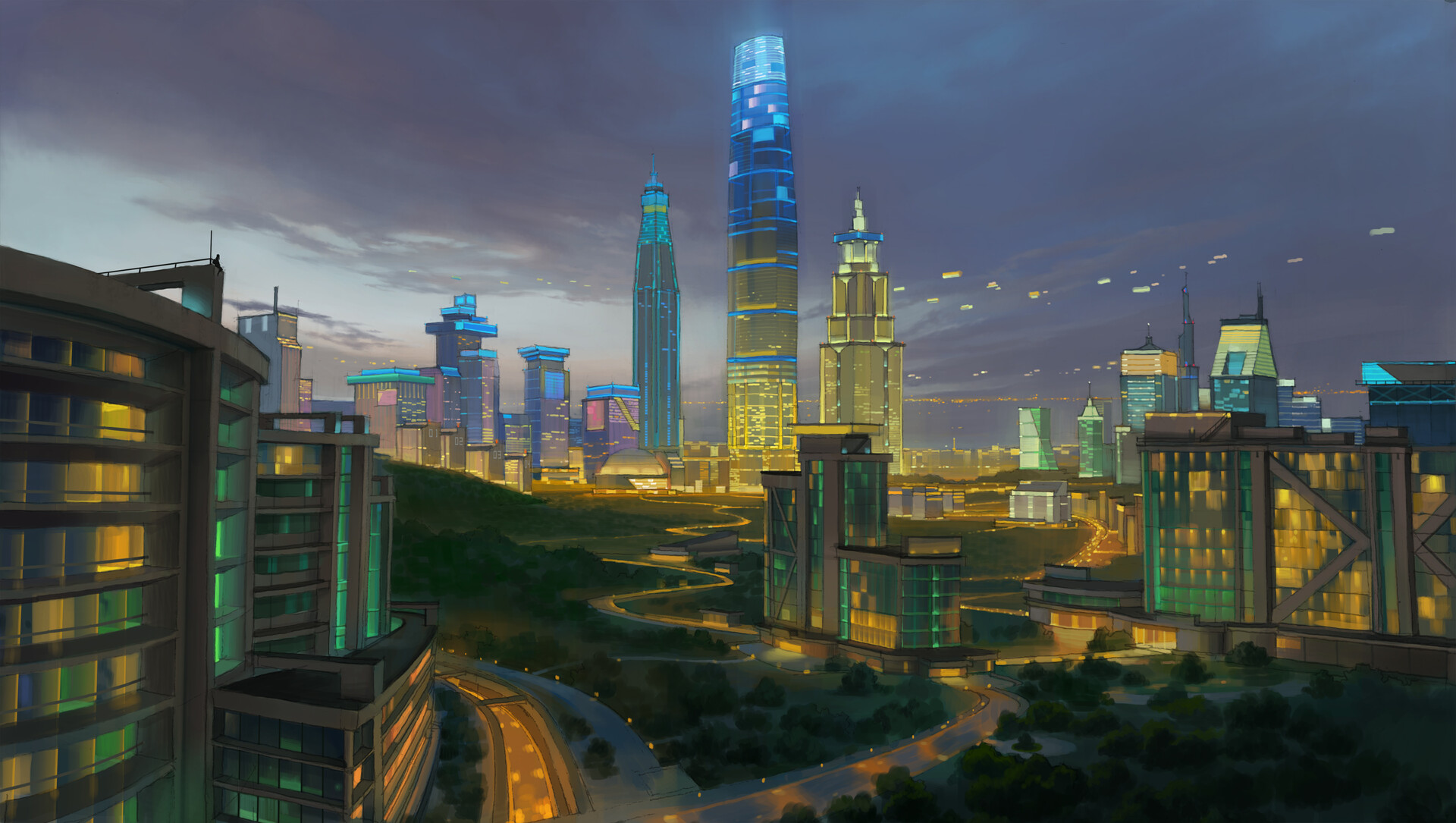 ArtStation - night city