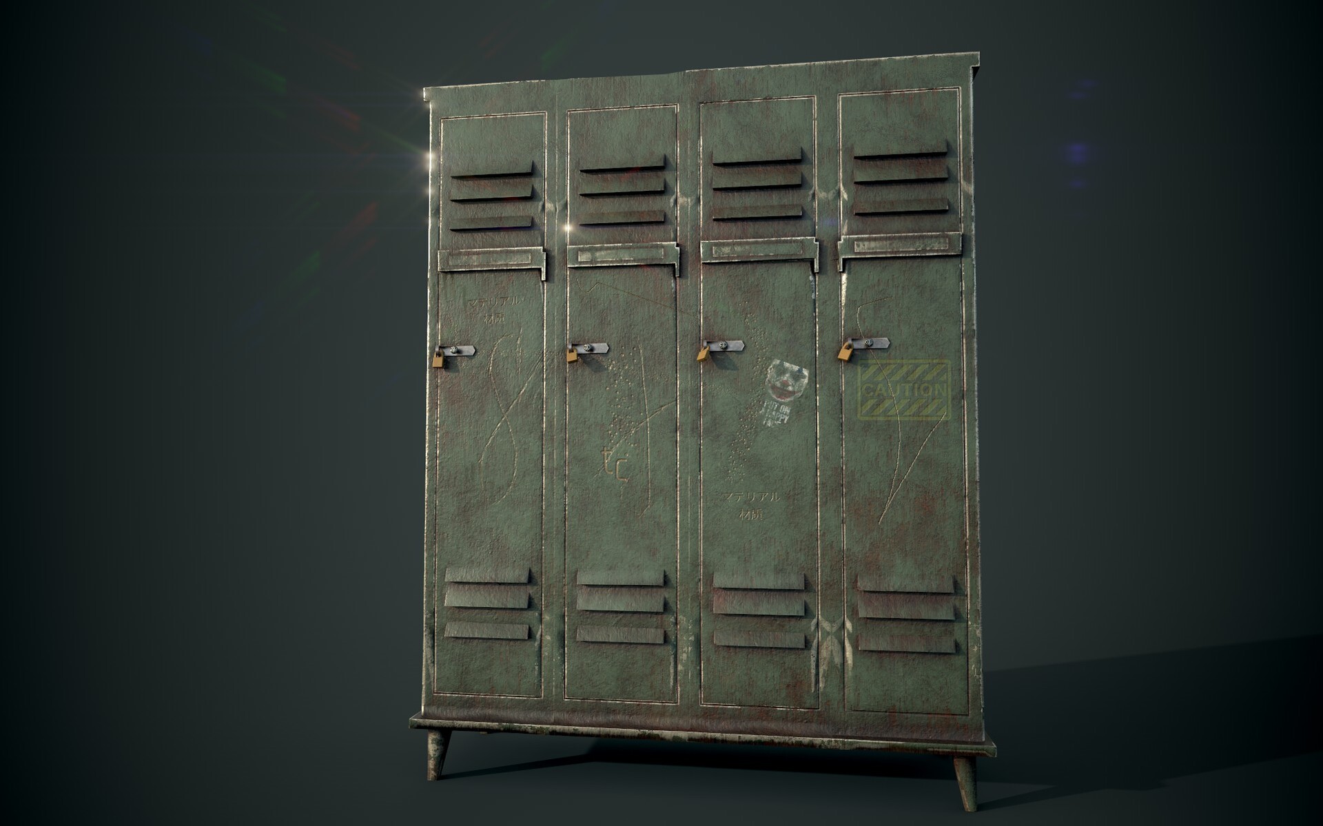 ArtStation - students lockers