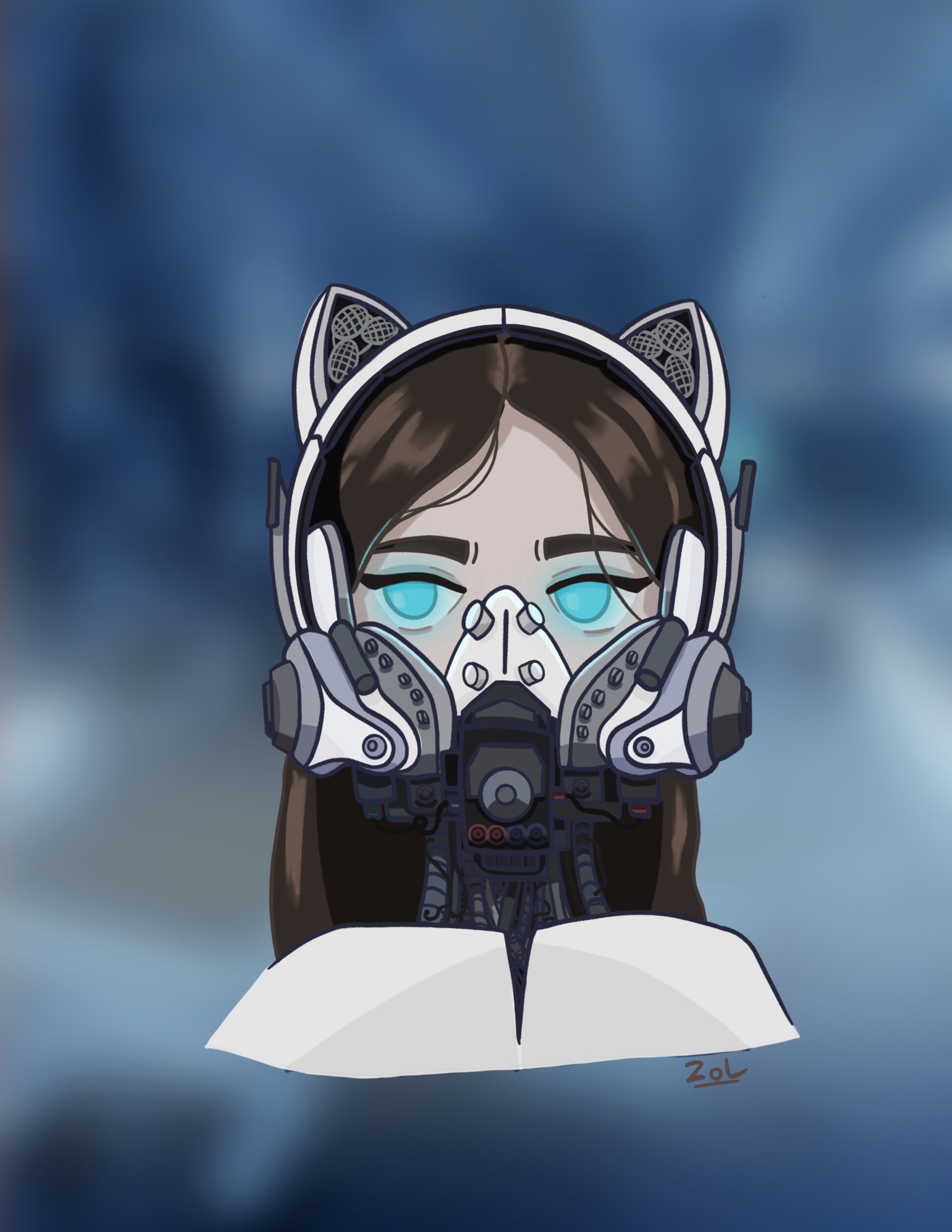 ArtStation - Cyborg girl