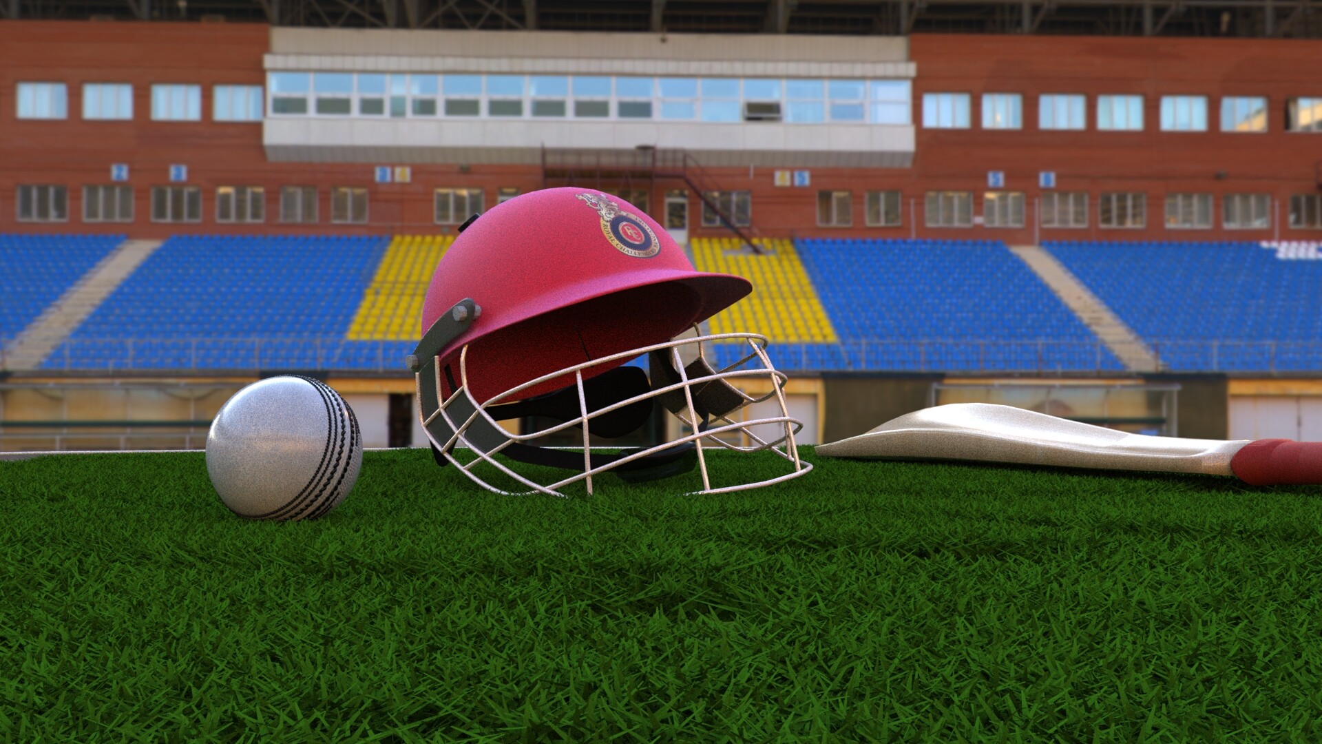 ArtStation - Cricket Equipments 3d