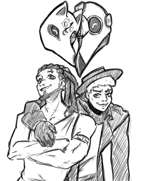 Eric Epichkin - Ashes to Embers character sketches