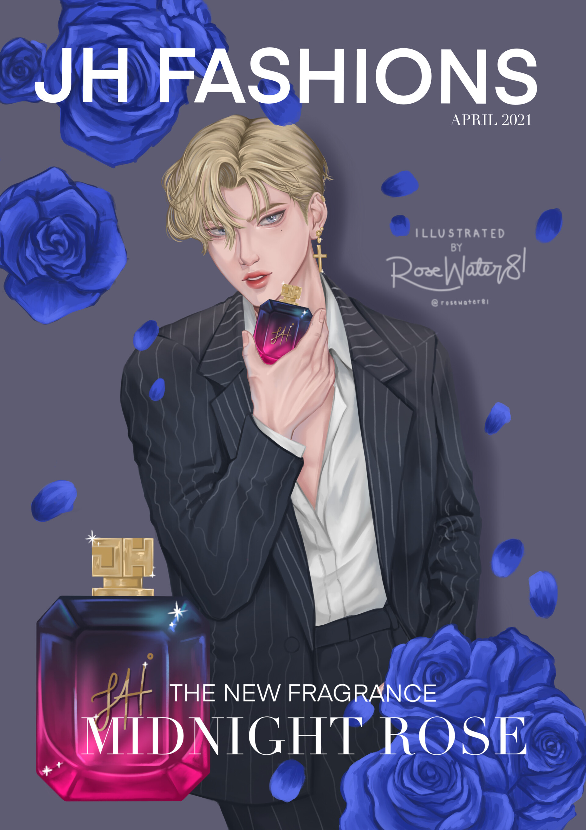 ArtStation - JaeHyun - Midnight Rose