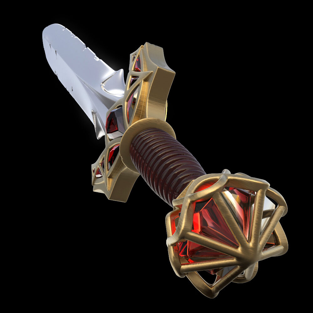 ArtStation - Final Fantasy NES Sword