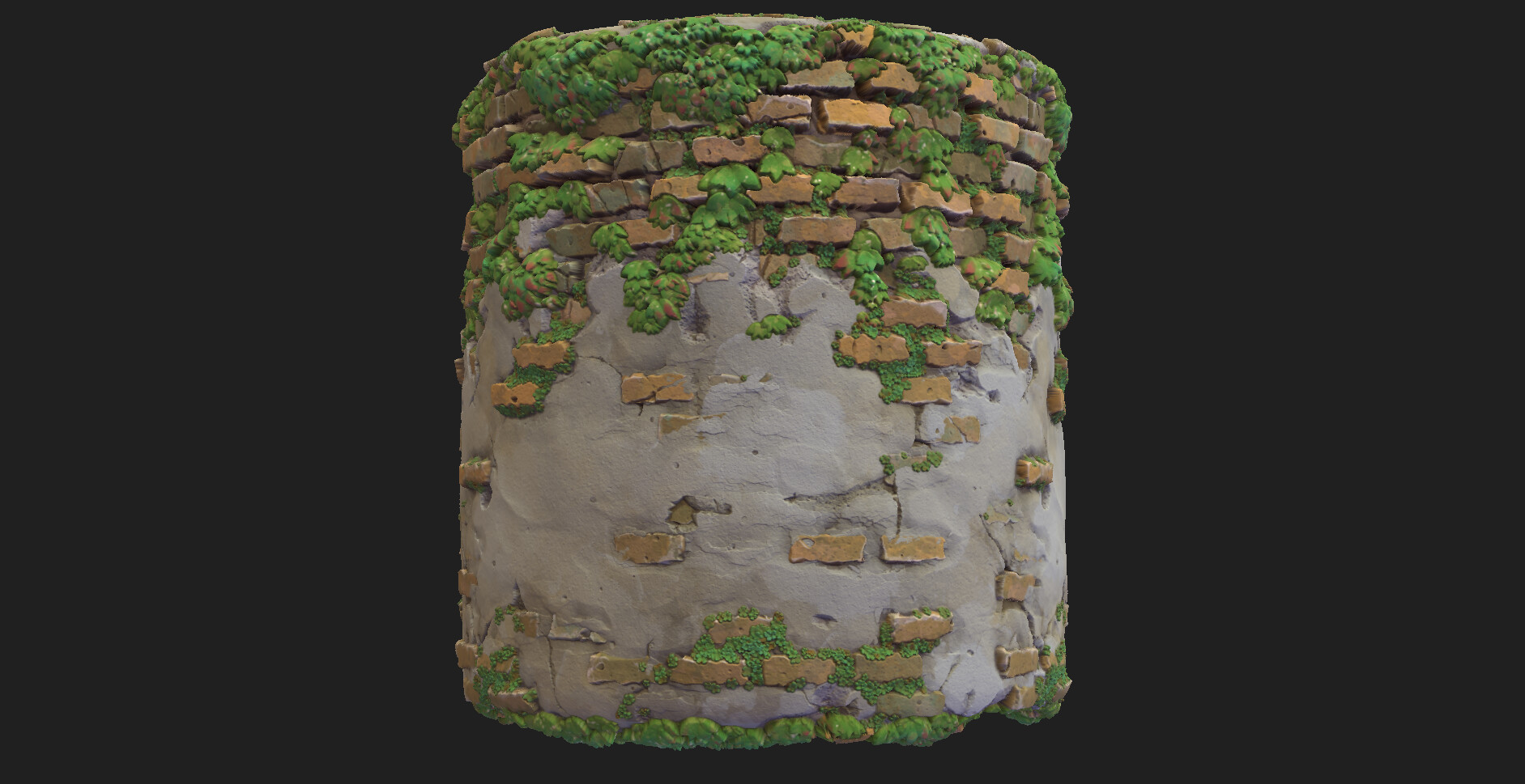 ArtStation - Stylized wall