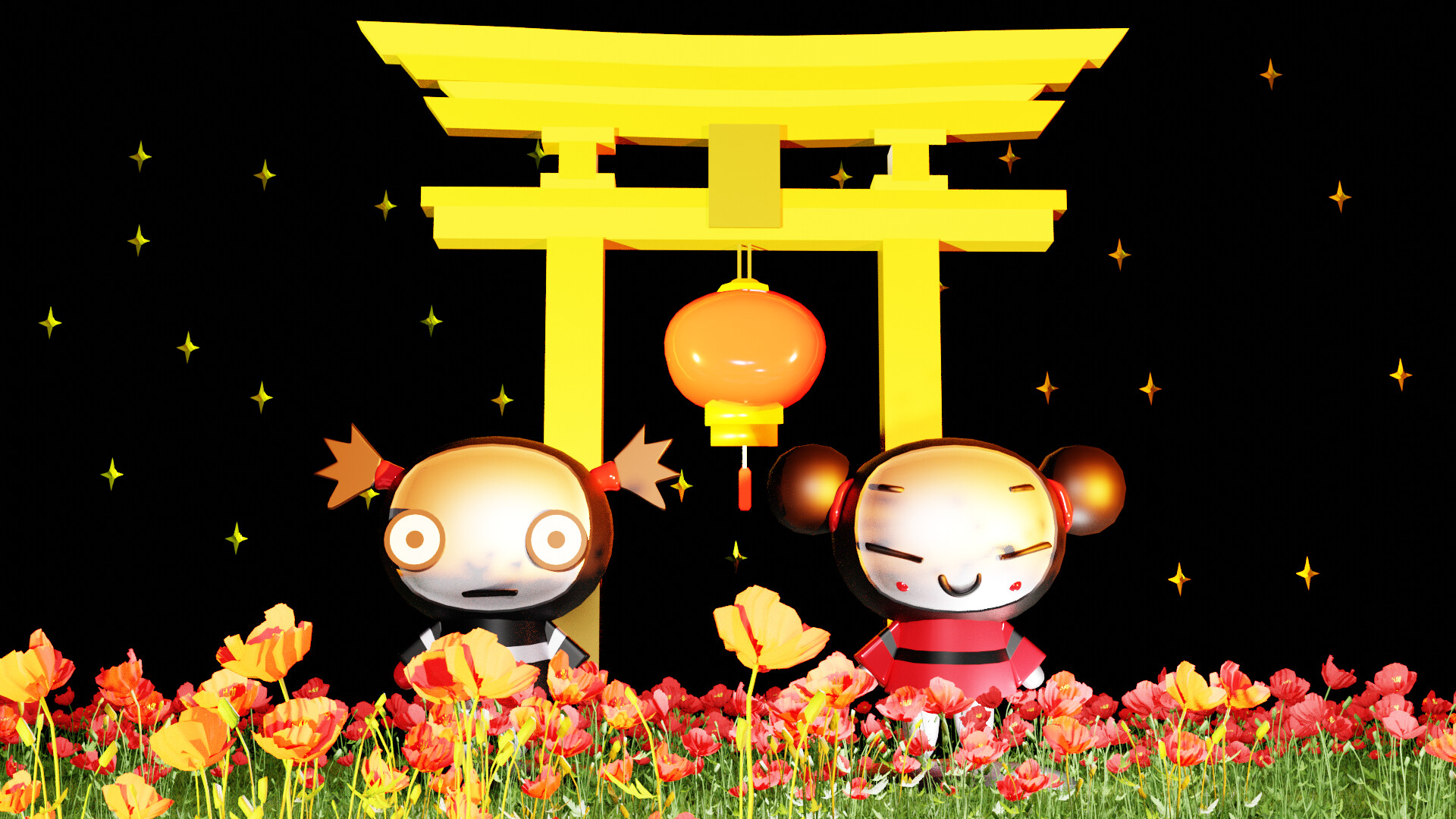 Pucca Garu Wallpaper