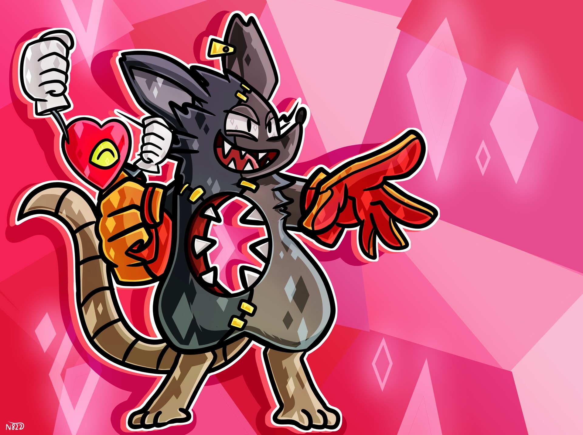 ArtStation - Mad Rat and Heart