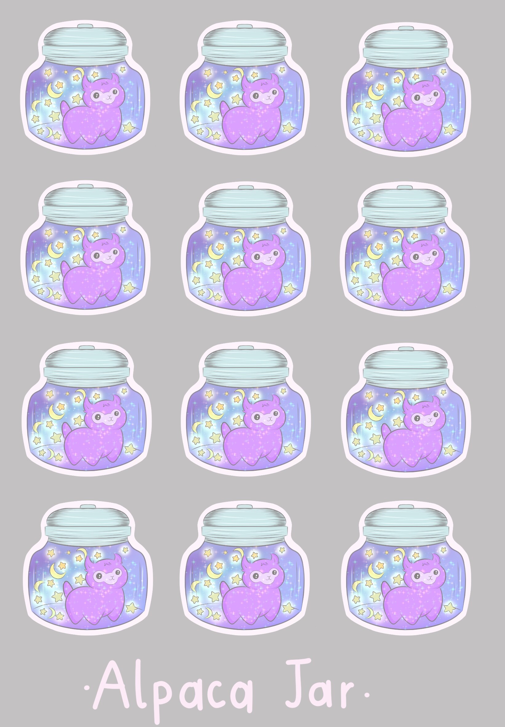 ArtStation - Cute Sticker Sheets