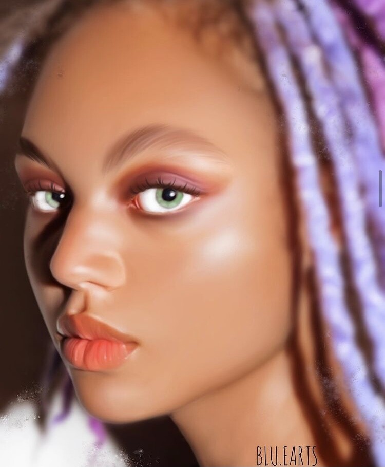 ArtStation - Woman realistic Portrait