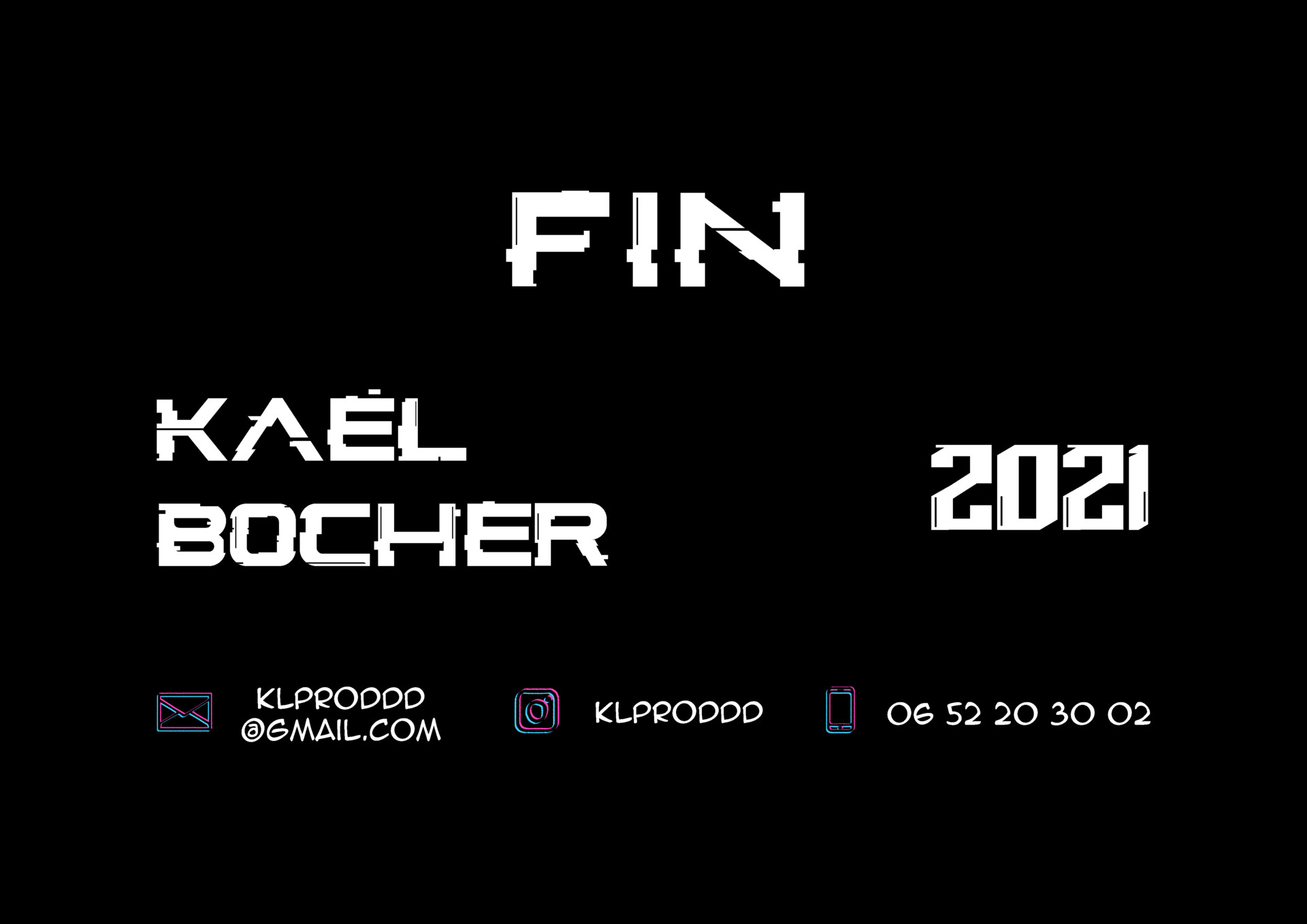 Kaël Bocher - Portfolio 2021 Kaël BOCHER