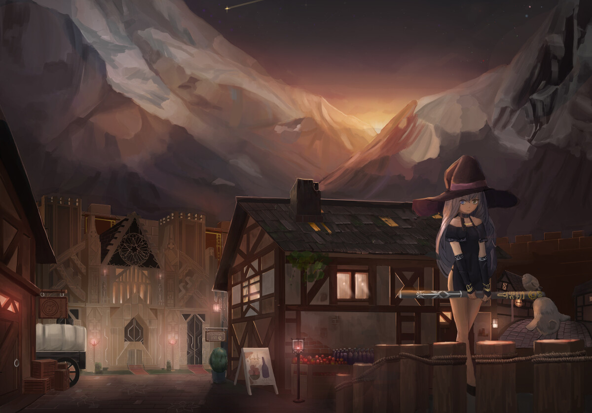 ArtStation - Church, girl