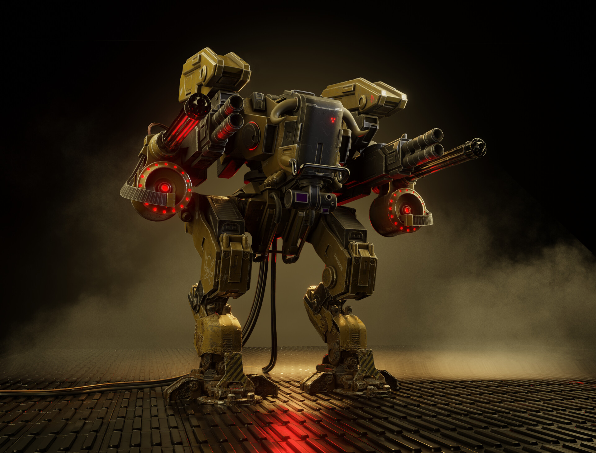 ArtStation - the combat robot is ready for operation
