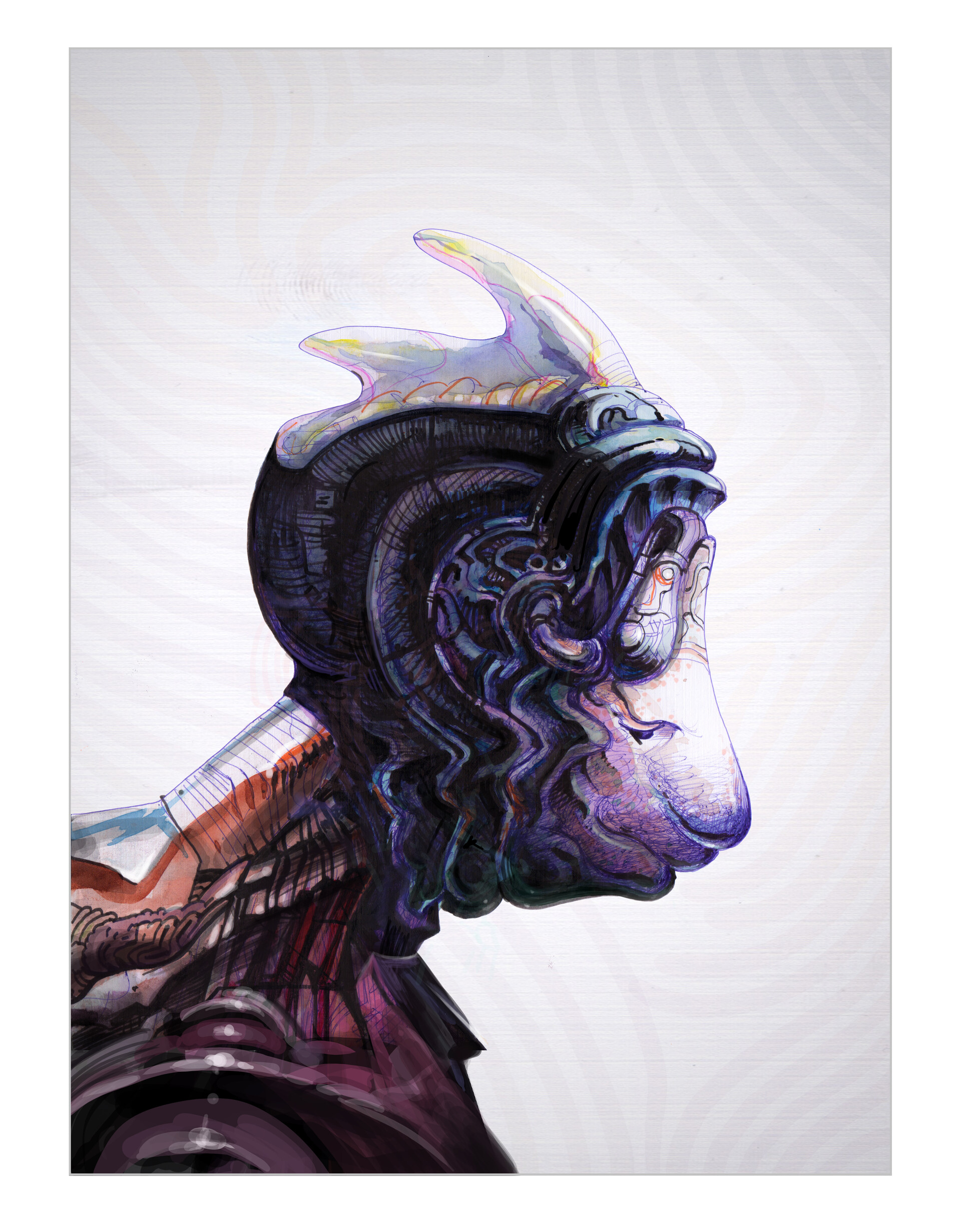 ArtStation - Alien portrait