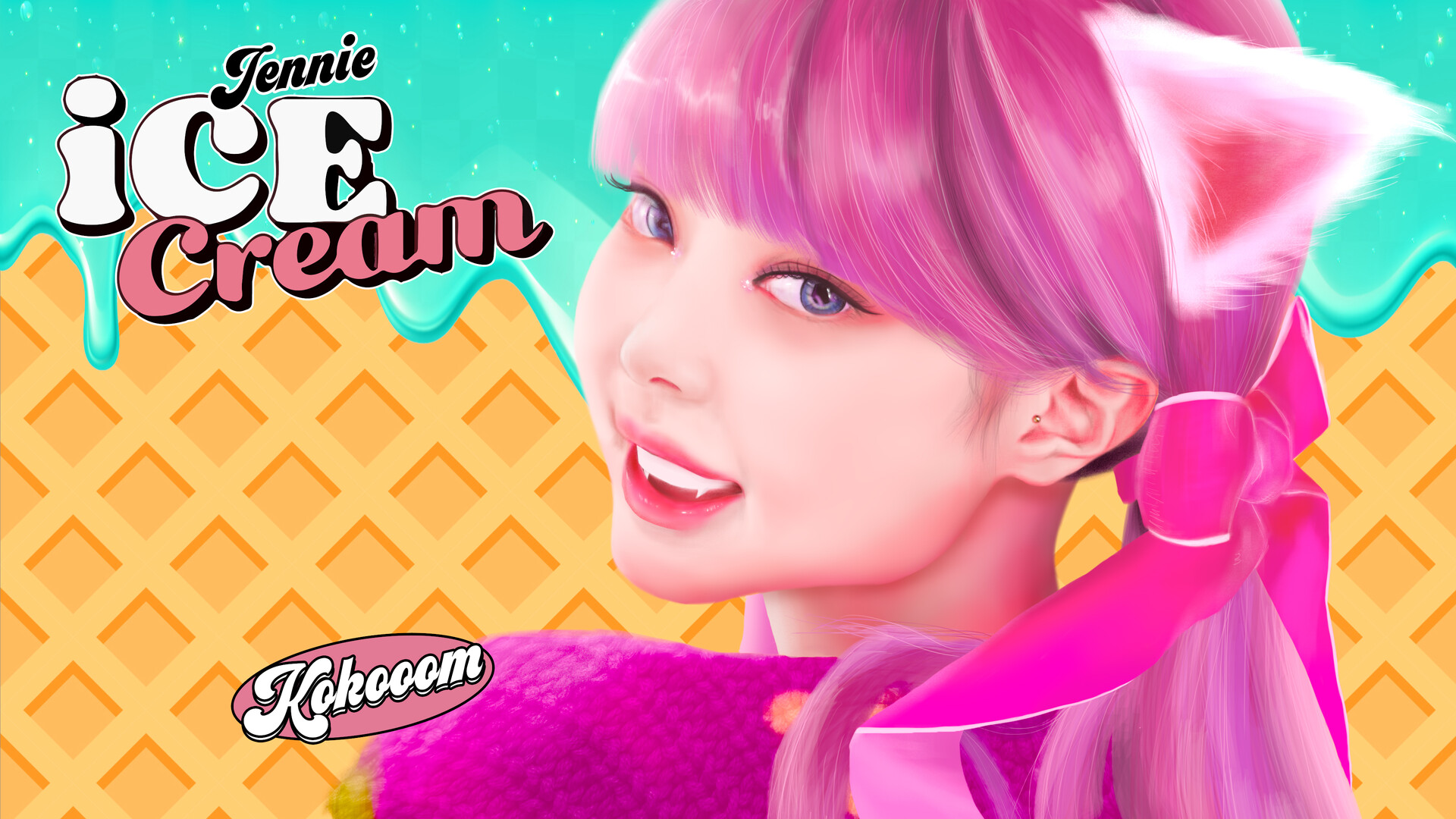 ArtStation - Digital Realistic Portrait Drawing [BLACKPINK Jennie - Ice ...