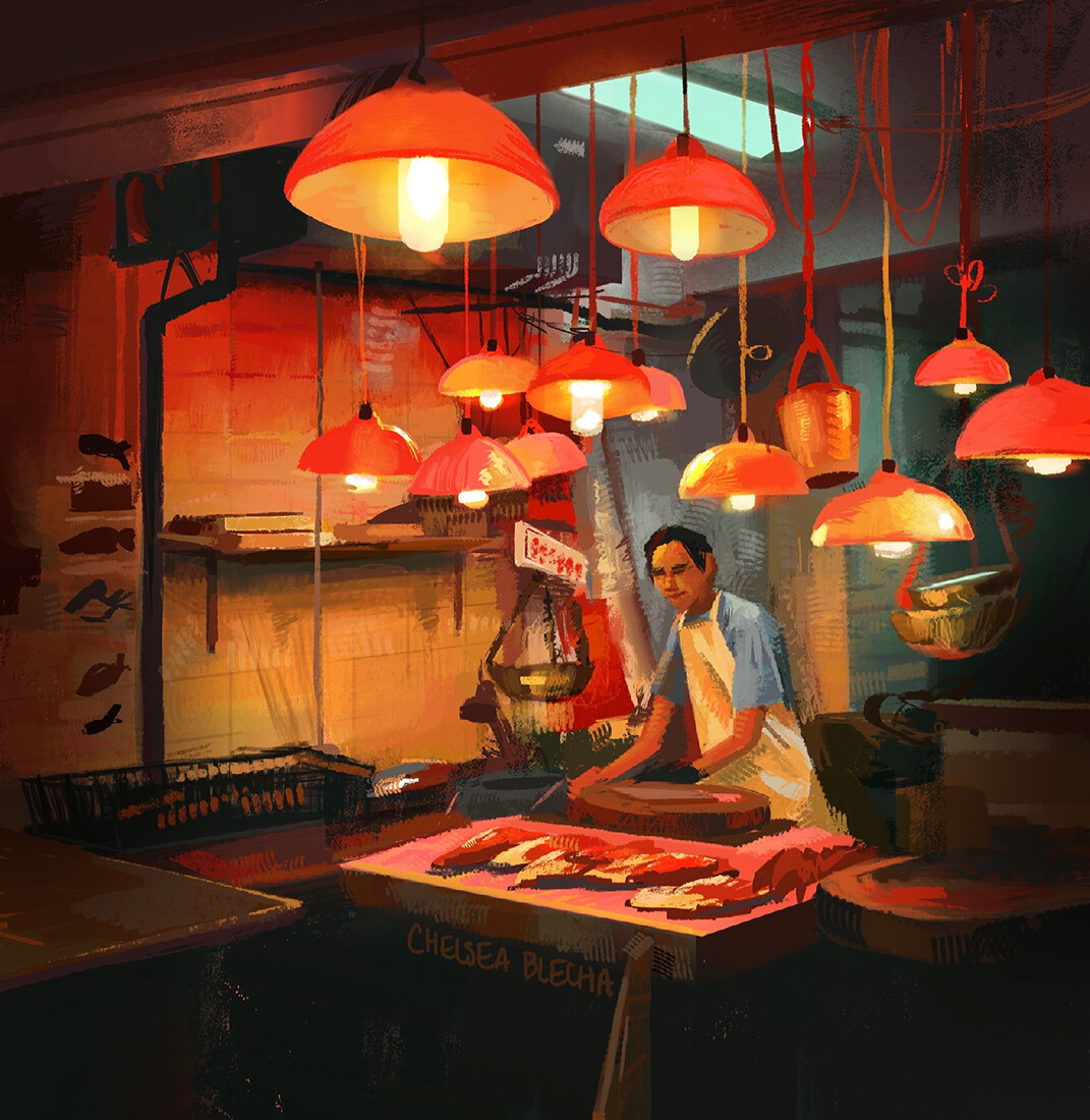 ArtStation - Gone Fishing, Chelsea Blecha