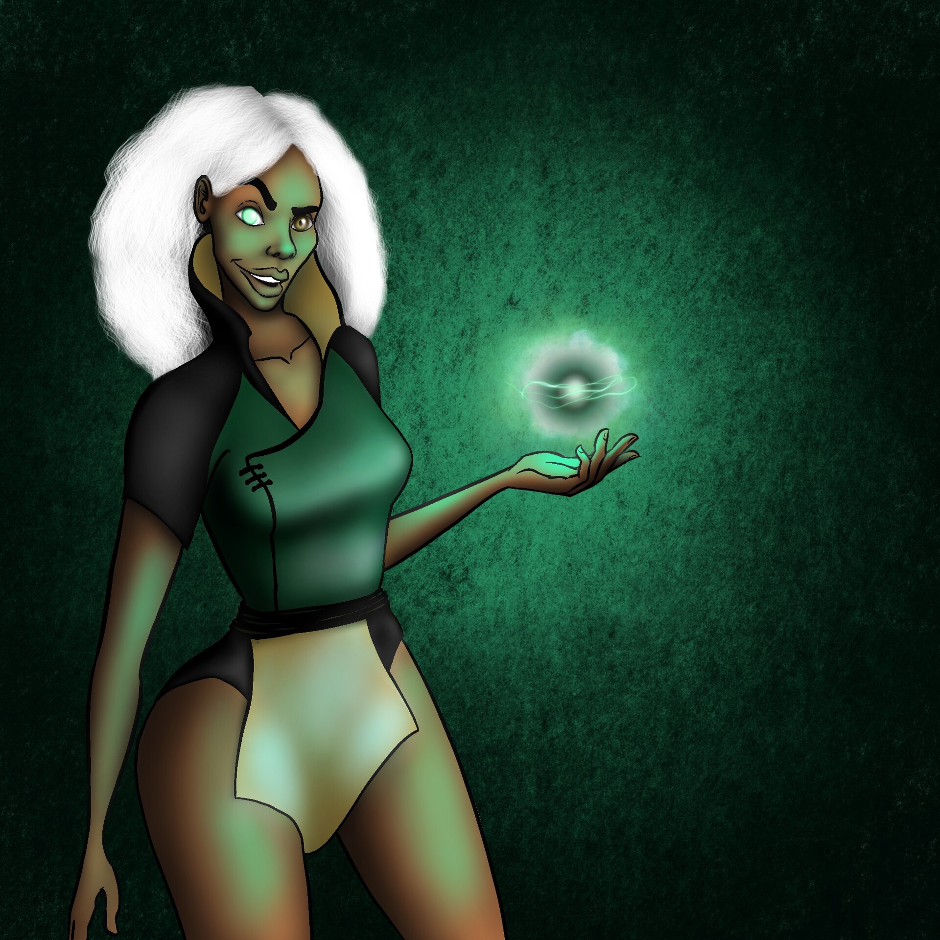 ArtStation - Electric girl