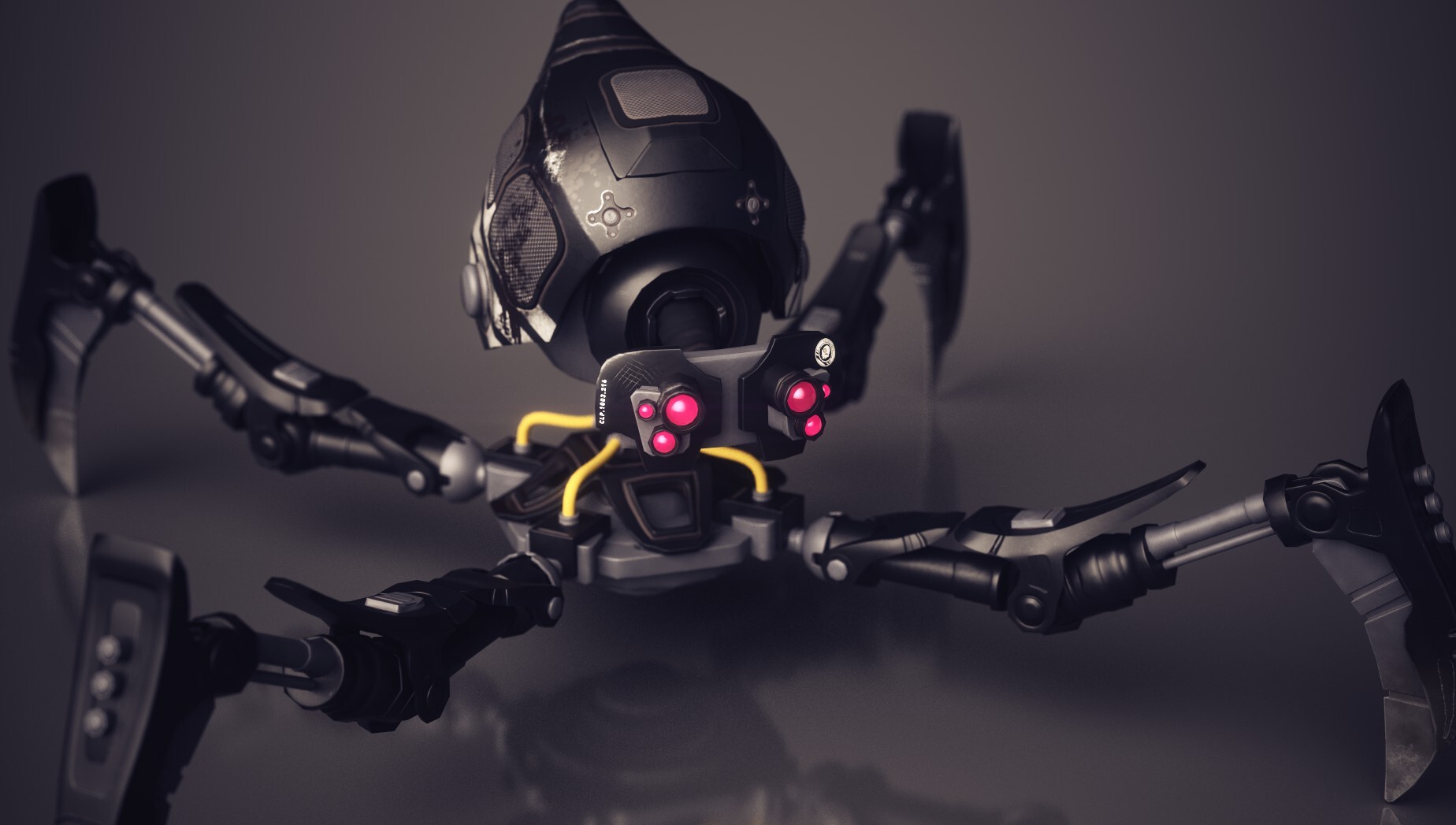 ArtStation - Obscidian Spy Bot