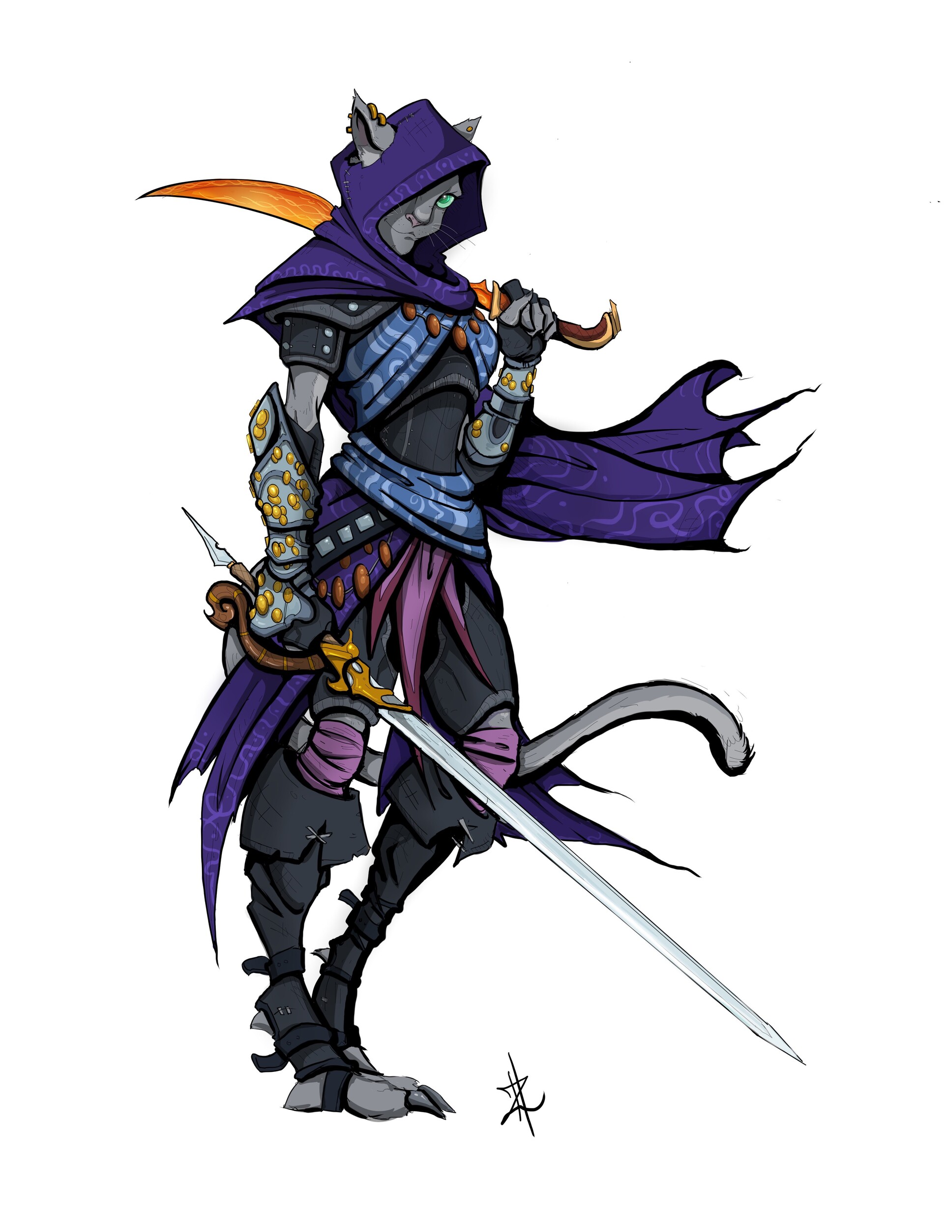 ArtStation - Rogue Character Design - D&D