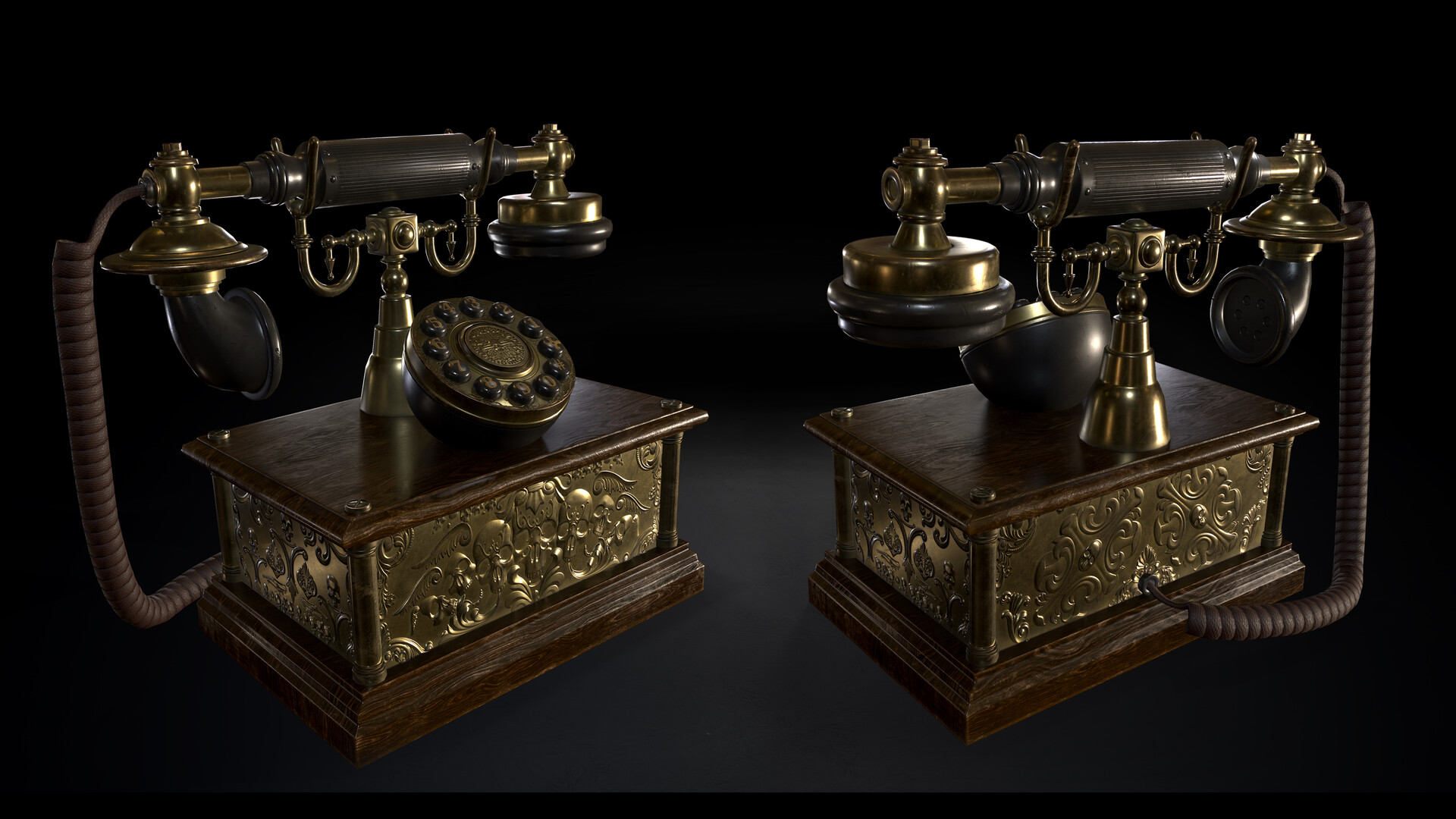 Victor M. Perez - Victorian Era Telephone