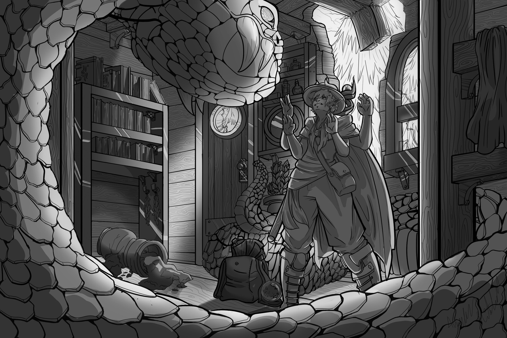 ArtStation - An Unexpected Resident