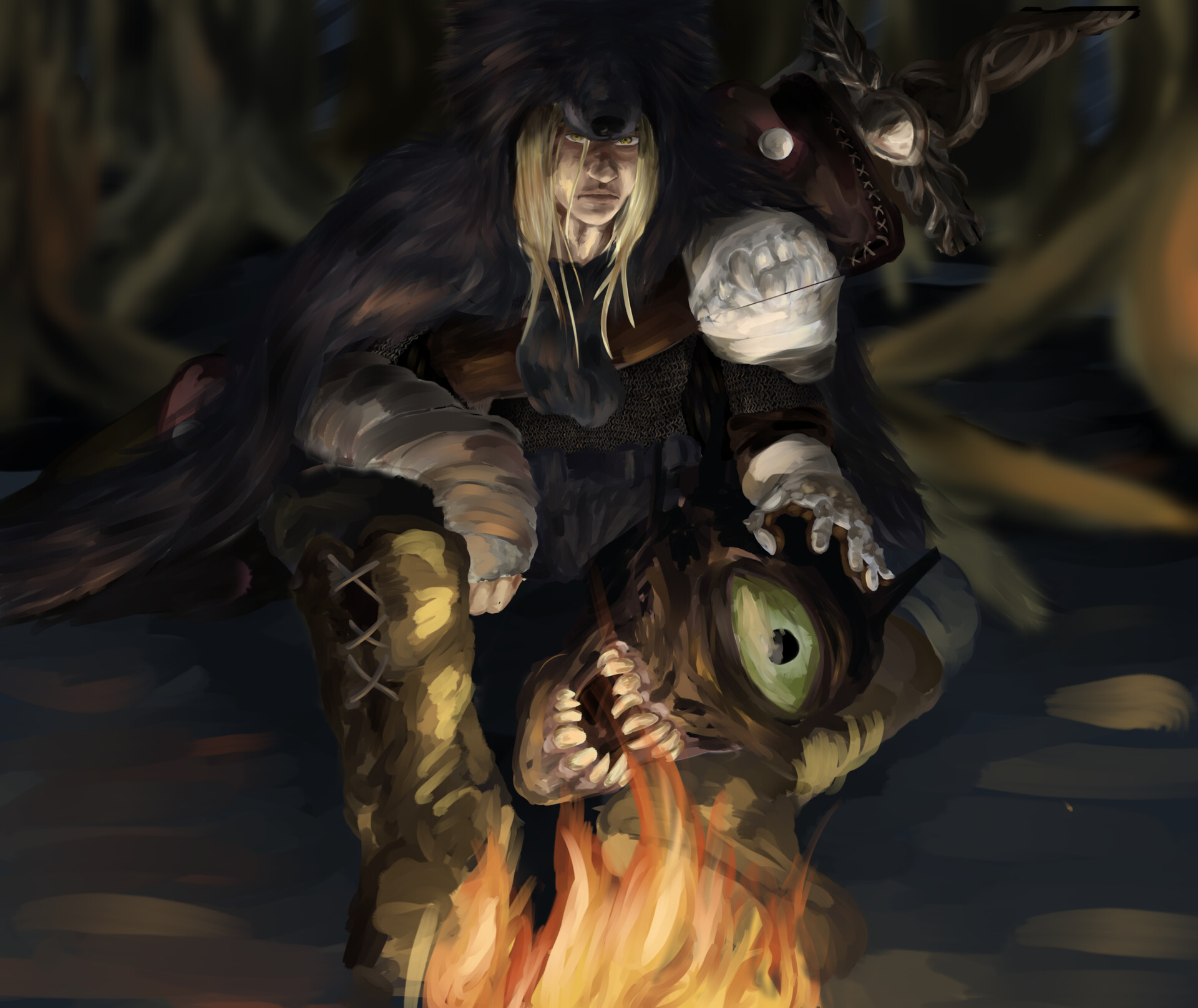 ArtStation - Blath, the Vengance Paladin