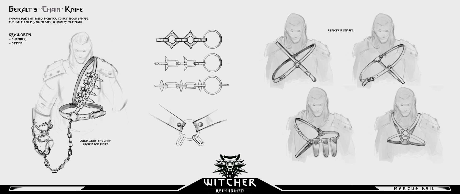 Marcus Keil - The Witcher Reimagined - Geralt's Chain Knife