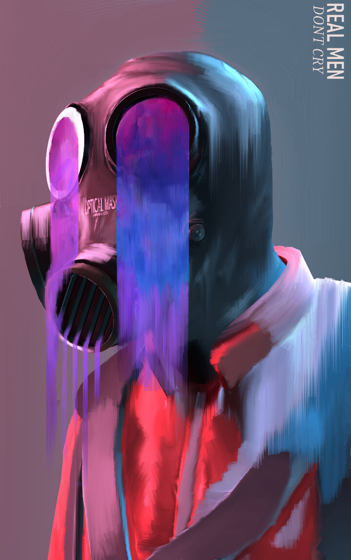 ArtStation - Real Men Don't Cry