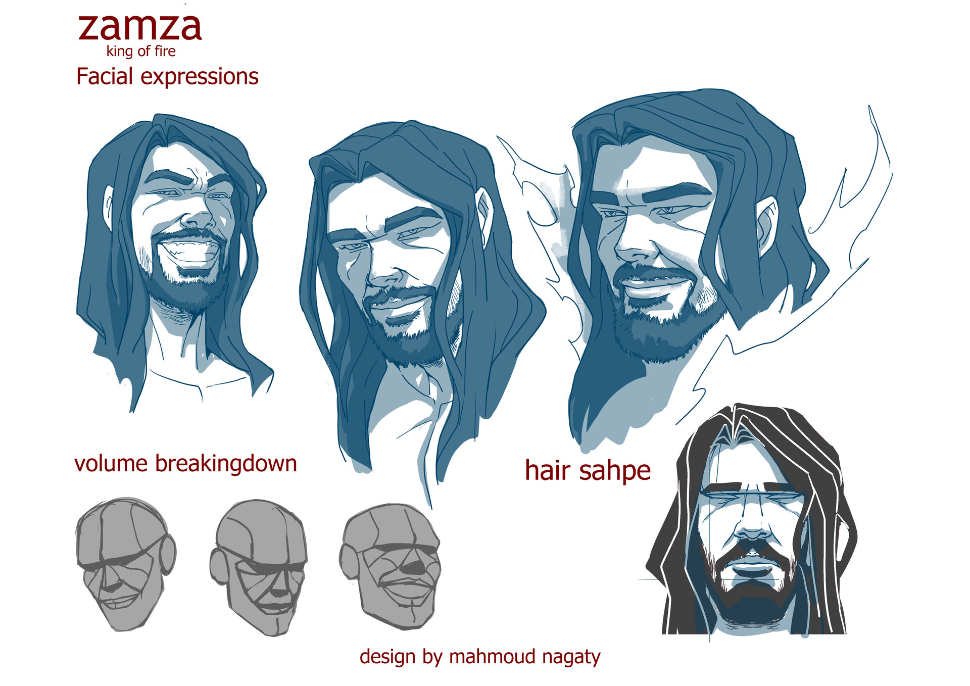 Moody Nagaty - ZAMZA character design