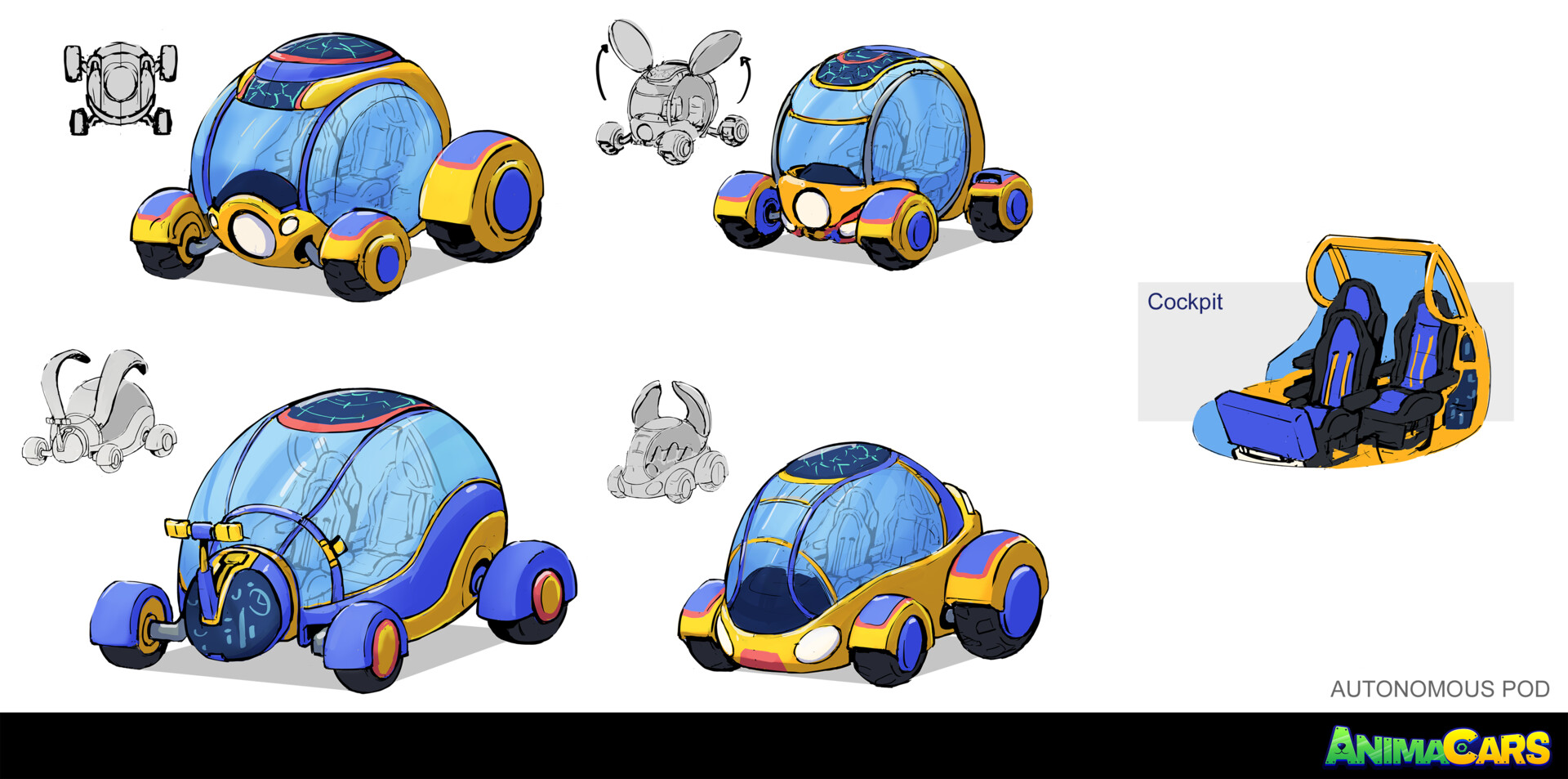 Jonathan Baschenis - AnimaCars - Vehicles concepts