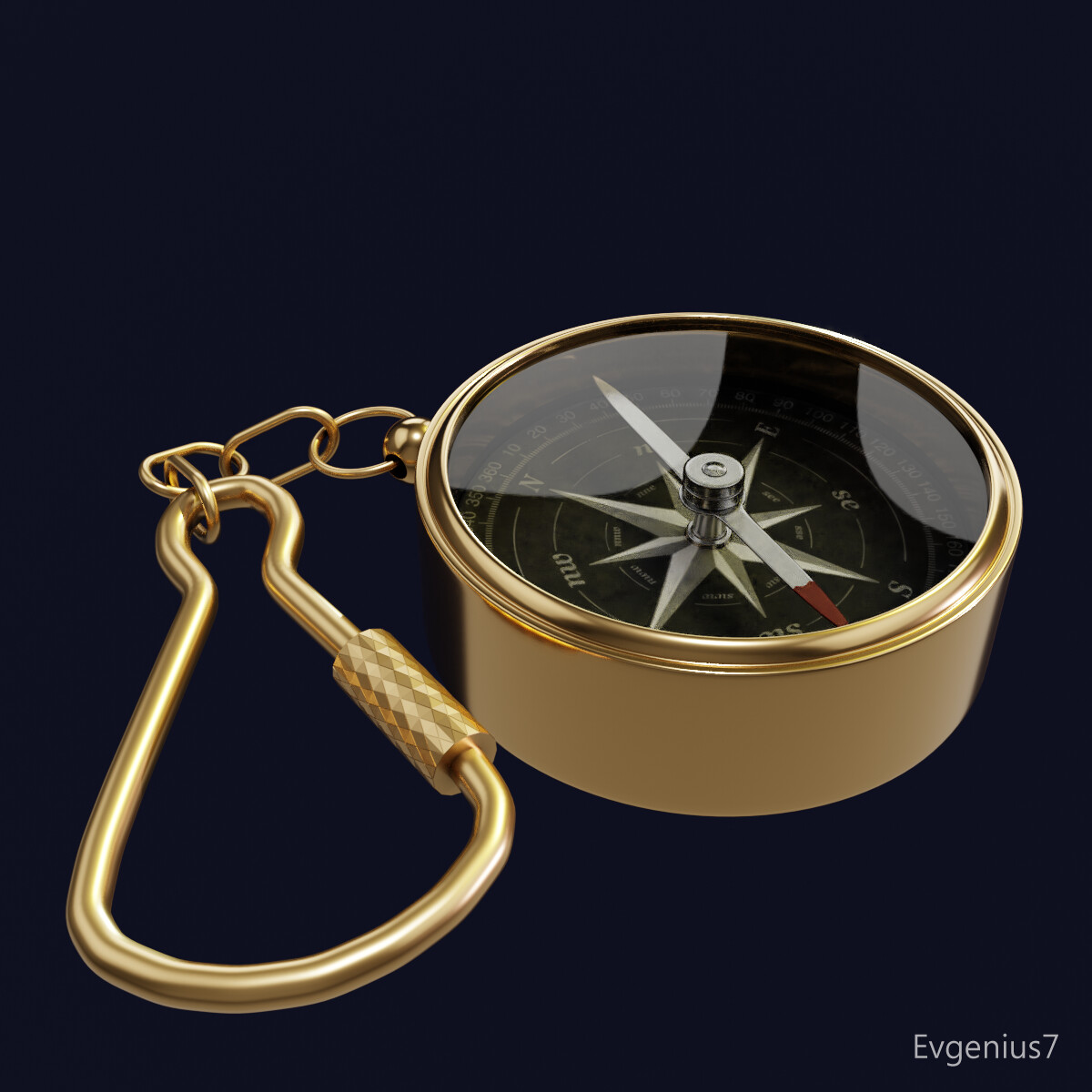 ArtStation - Compass trinket