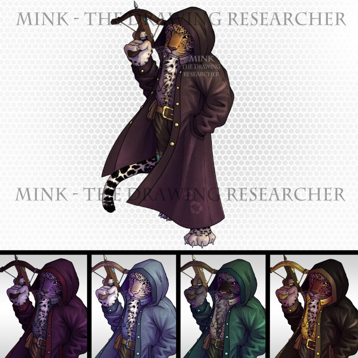 ArtStation - Leopard Tabaxi Rogue Assassin - DnD Tabletop Token for ...