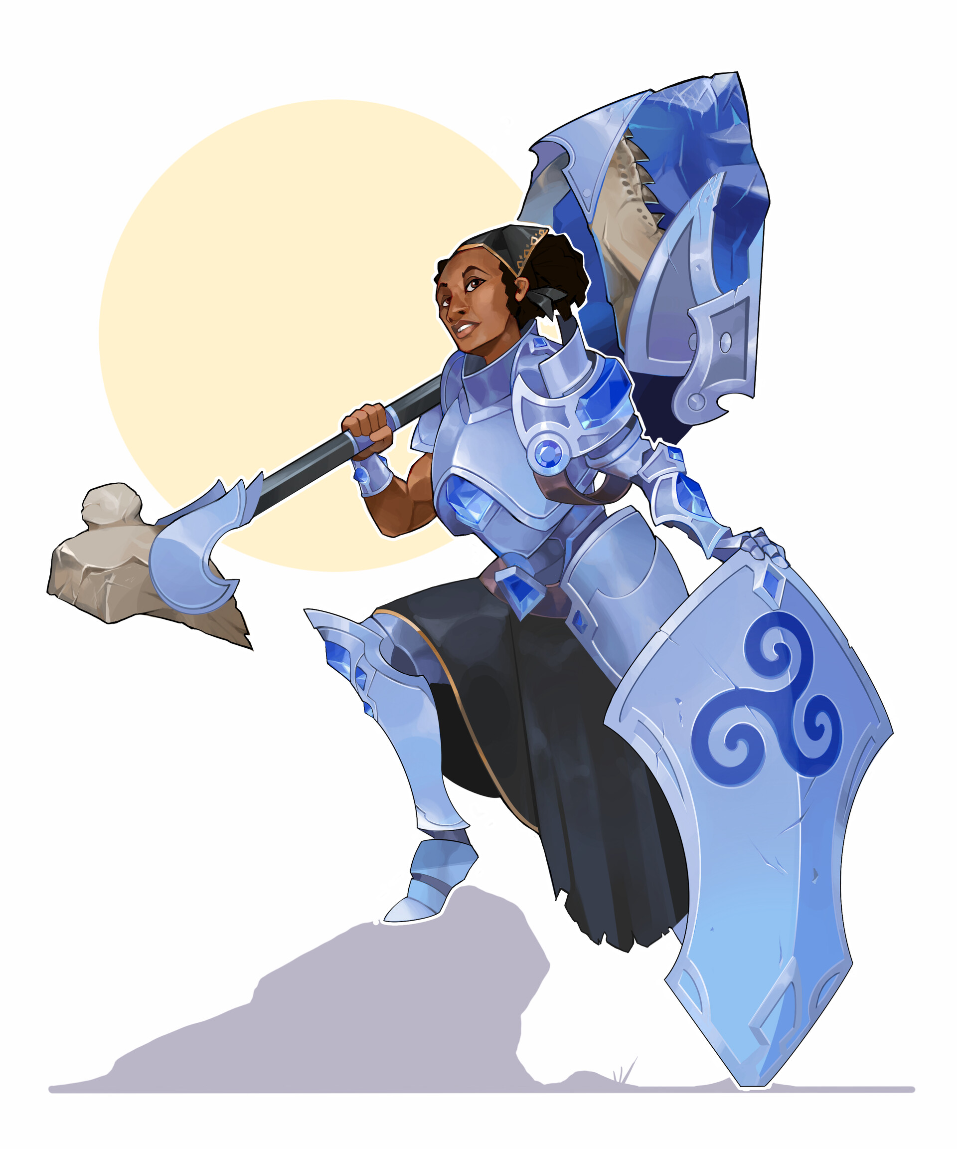 Dani California, DnD Cleric by Jack Burke : r/EbonyImagination