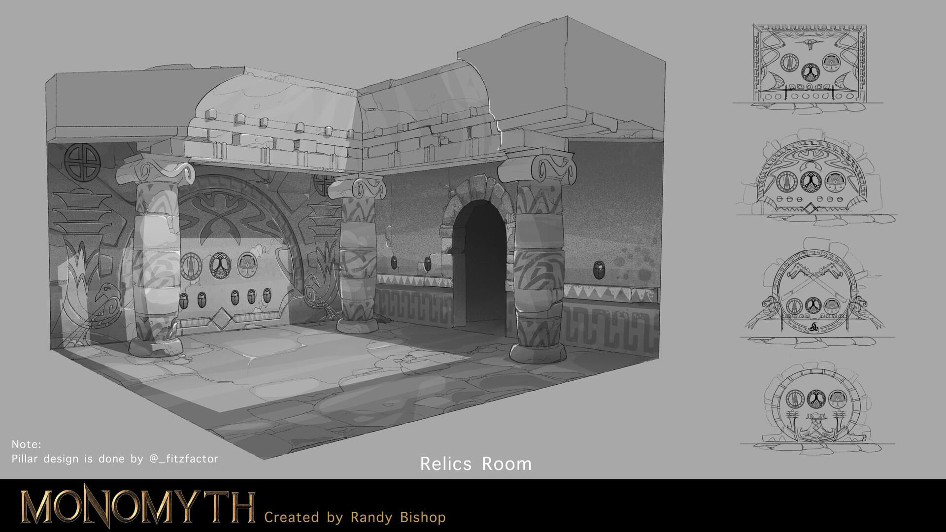 ArtStation - Monomyth Visual development...