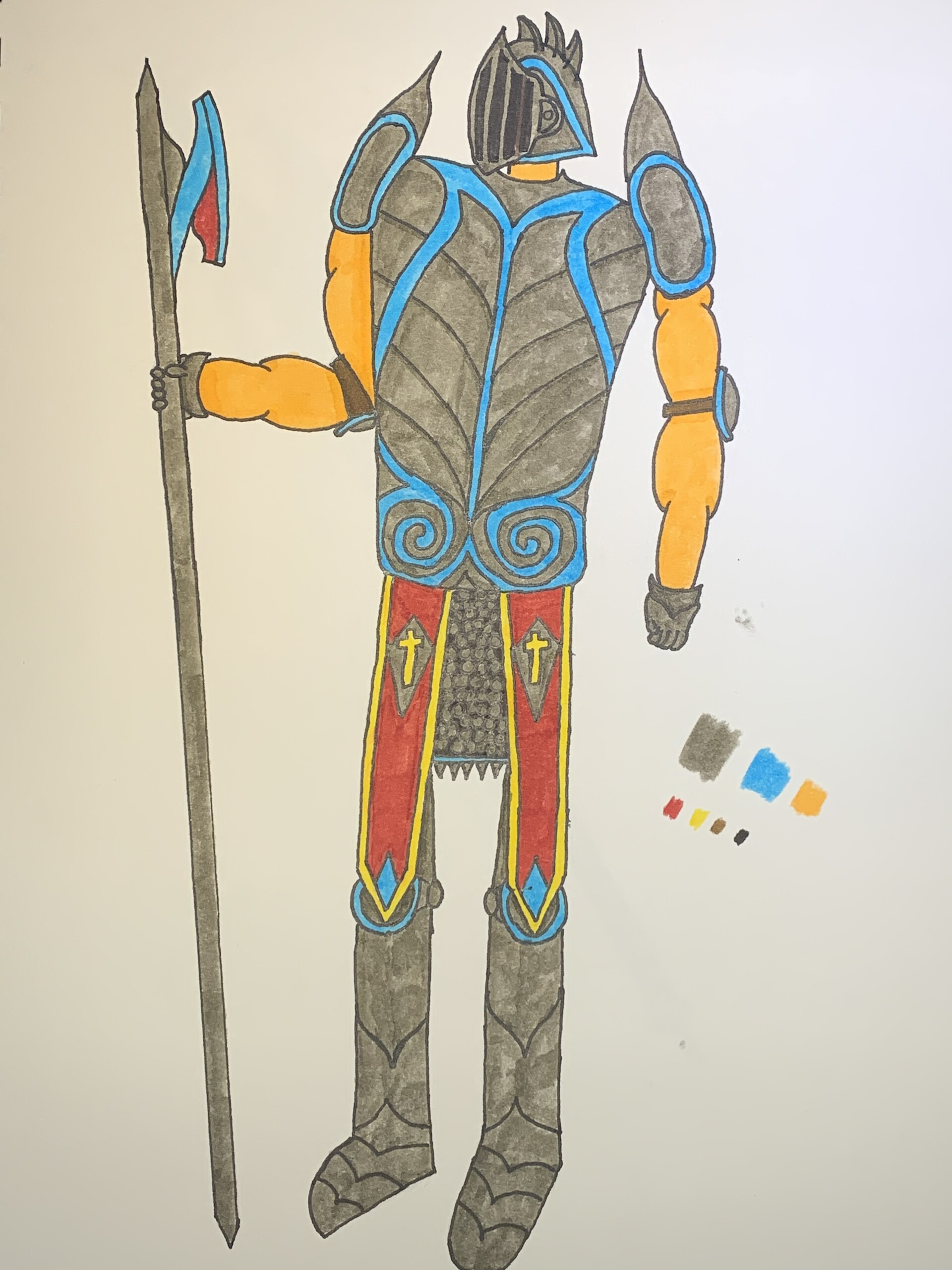 ArtStation - space/knight game artwork (portfolio)