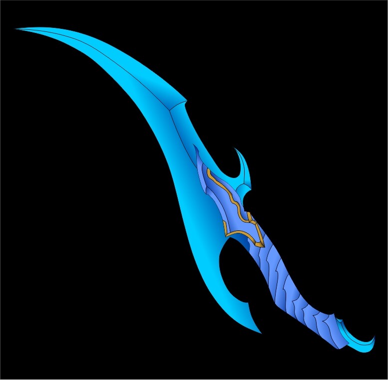 ArtStation - Weapon ArtWork 4 (Baruk's Dagger from Solo Leveling)