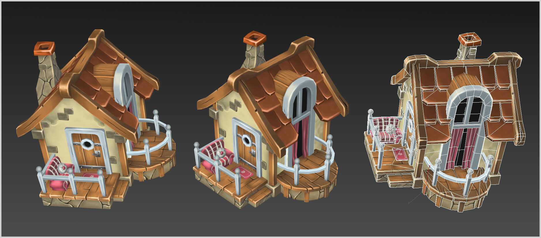 ArtStation - PlayerHouse I Asset/Building I InnoGames