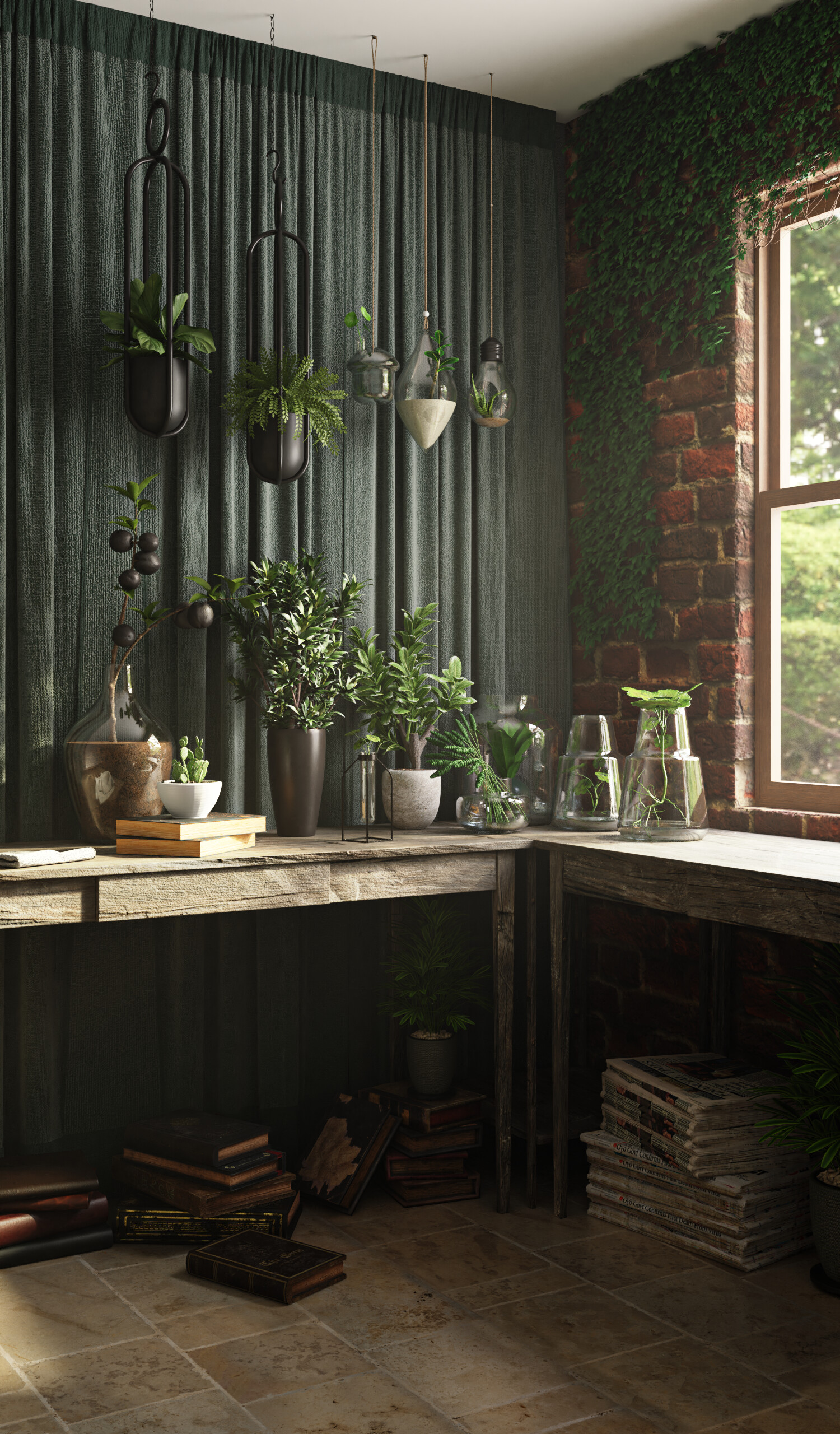 ArtStation - Botanist Lab