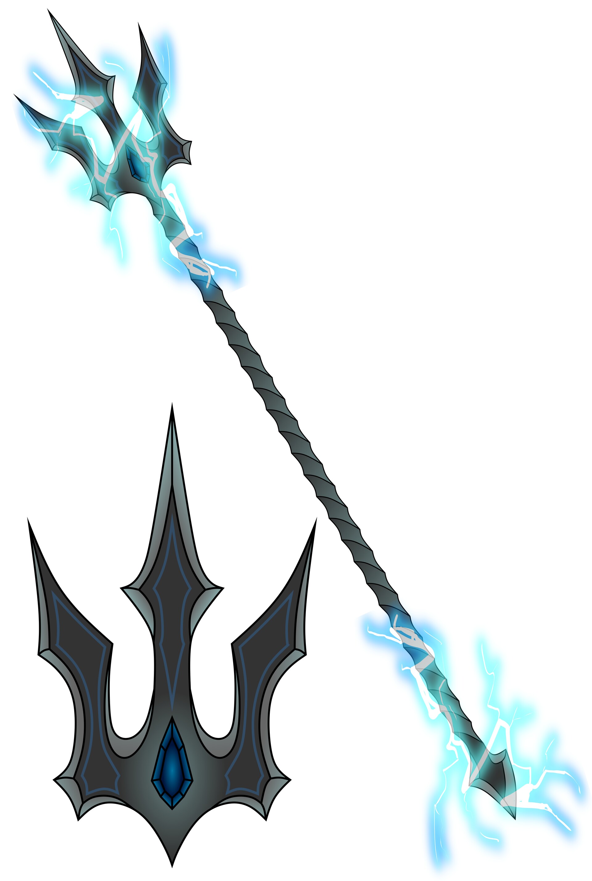 Régis Bender - Weapon ArtWork 16 (Commission Art "Stormbringer Trident")