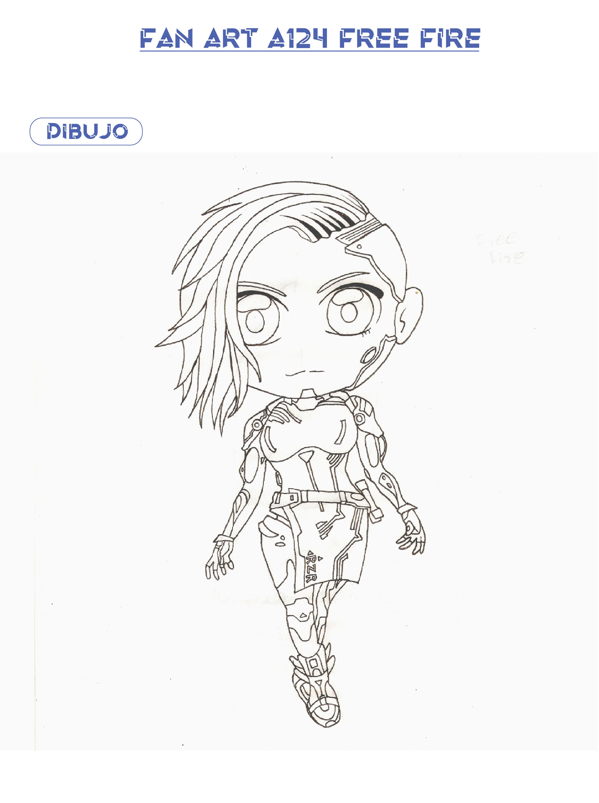 ArtStation - Fan Art | A124 Free Fire