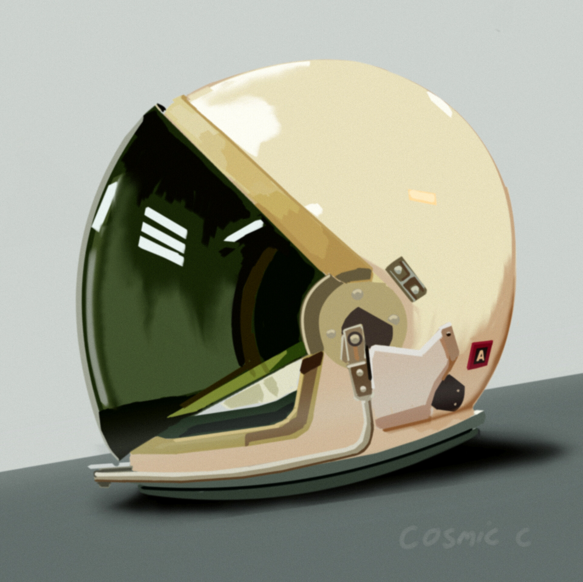 ArtStation - ACES helmet study