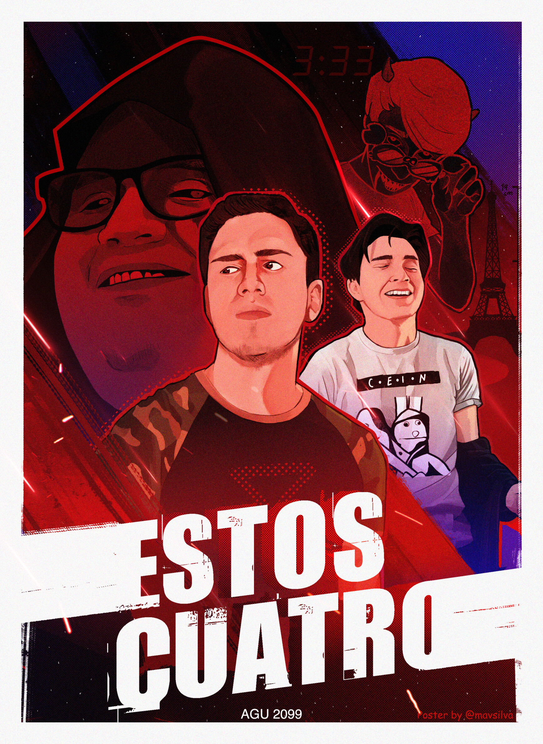 ArtStation - Esos cuatro poster
