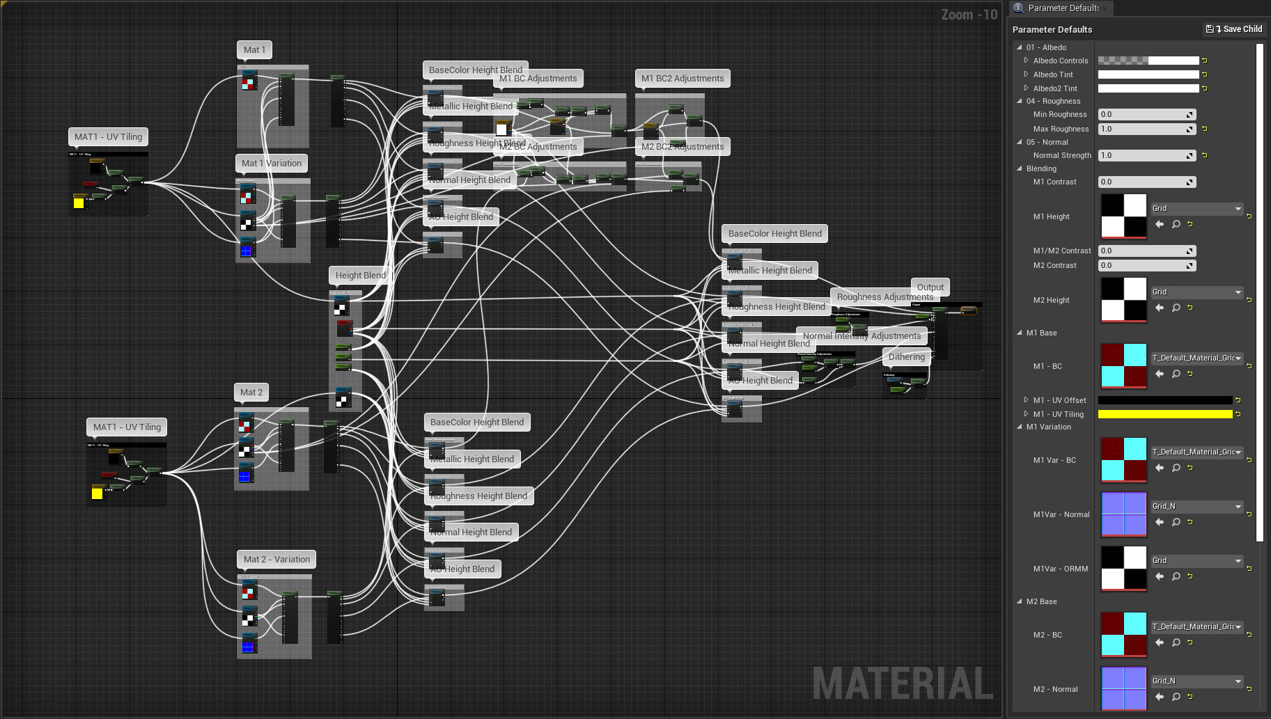 Jonathan Yu - Ceramic Tiles - Substance Designer, UE4 Shader