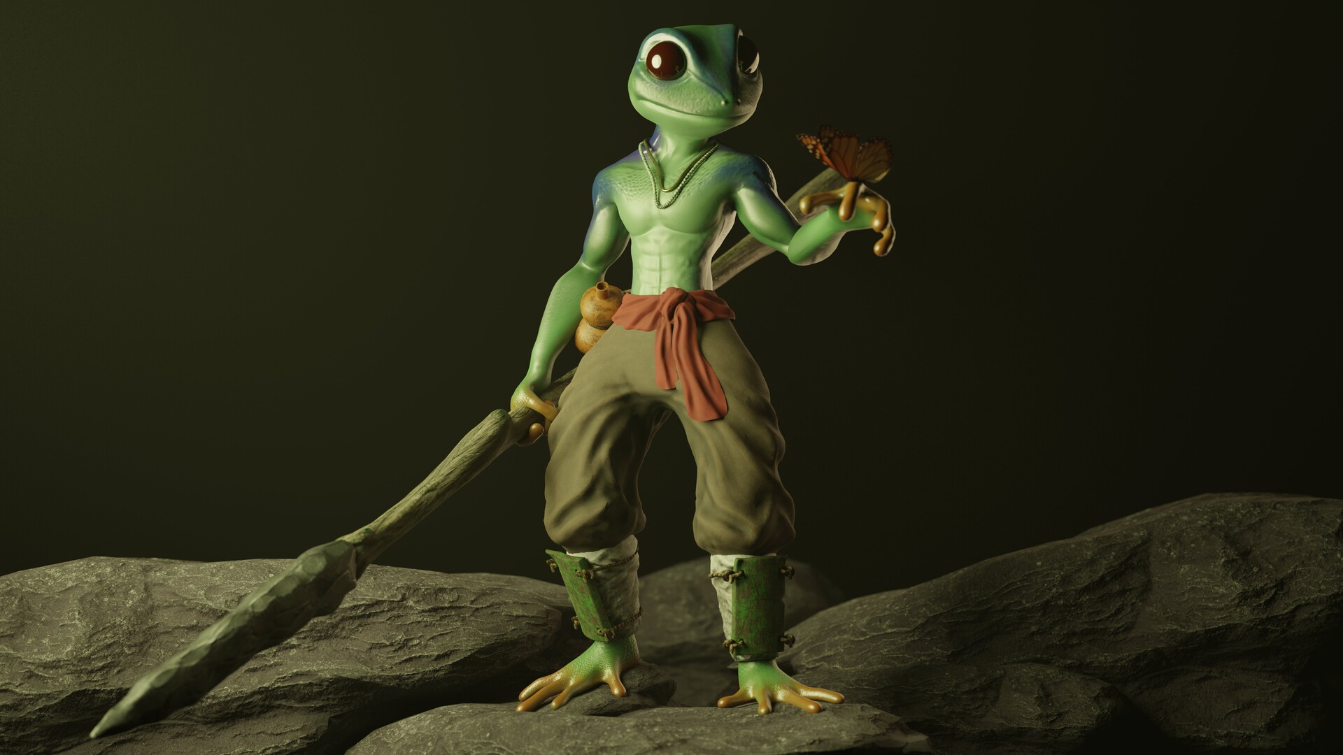 ArtStation - Frog-Warrior
