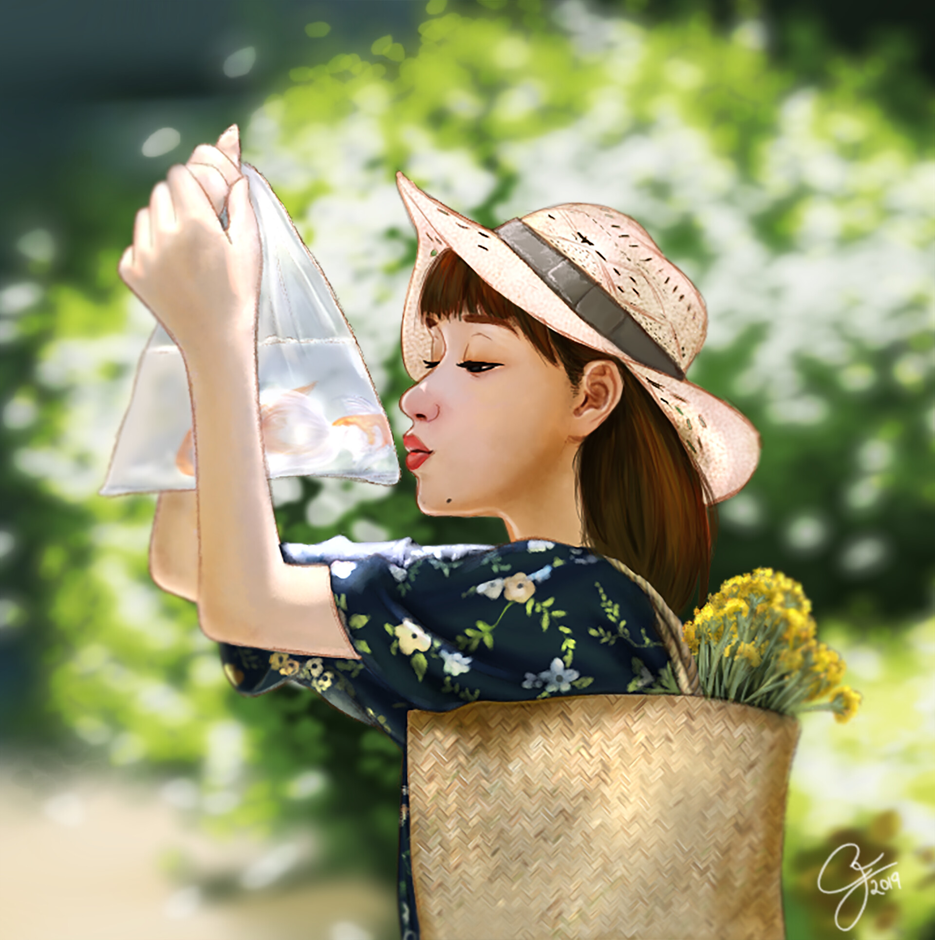 ArtStation - Kiss fish