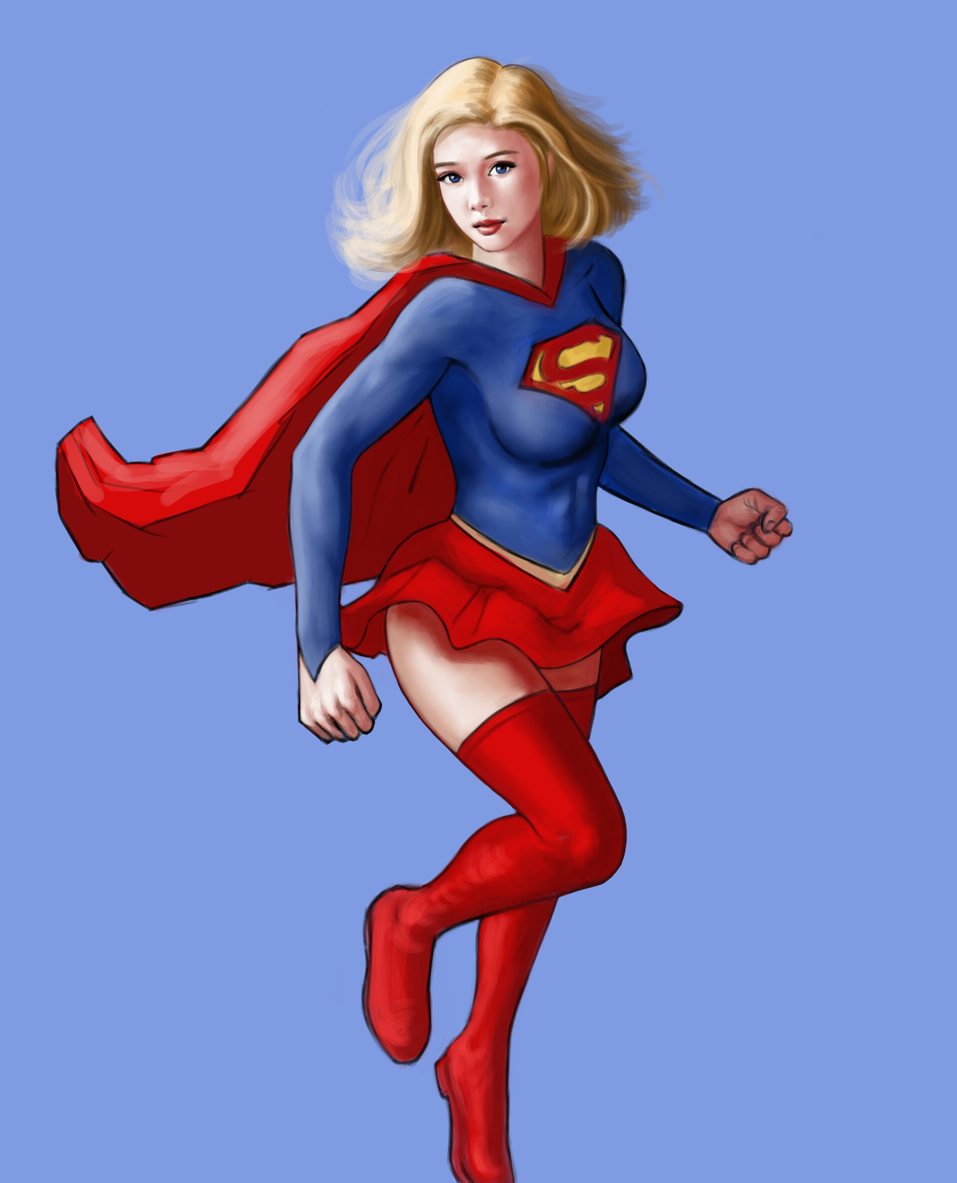 Artstation Supergirl Fan Art