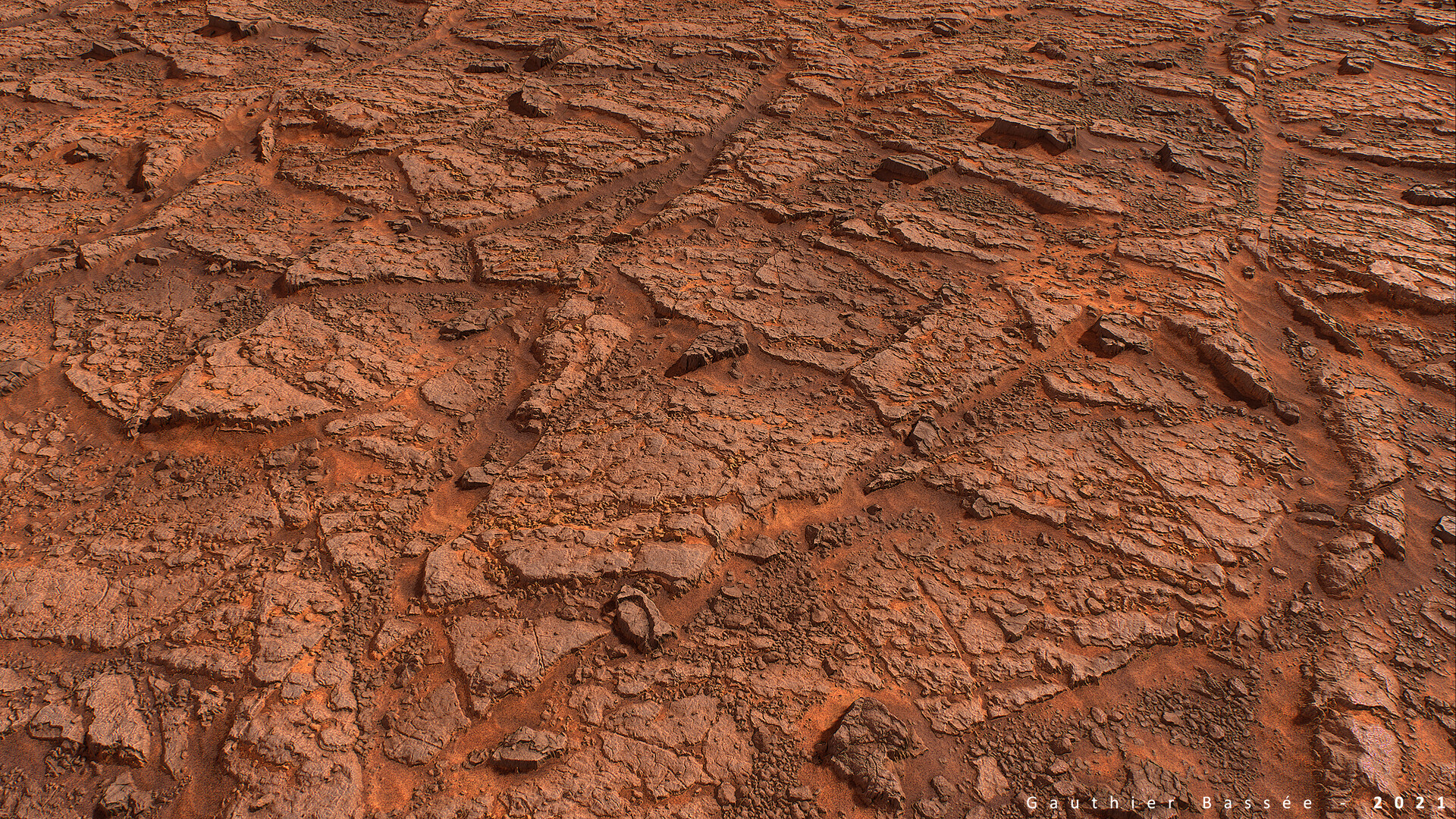 Mars Surface Texture