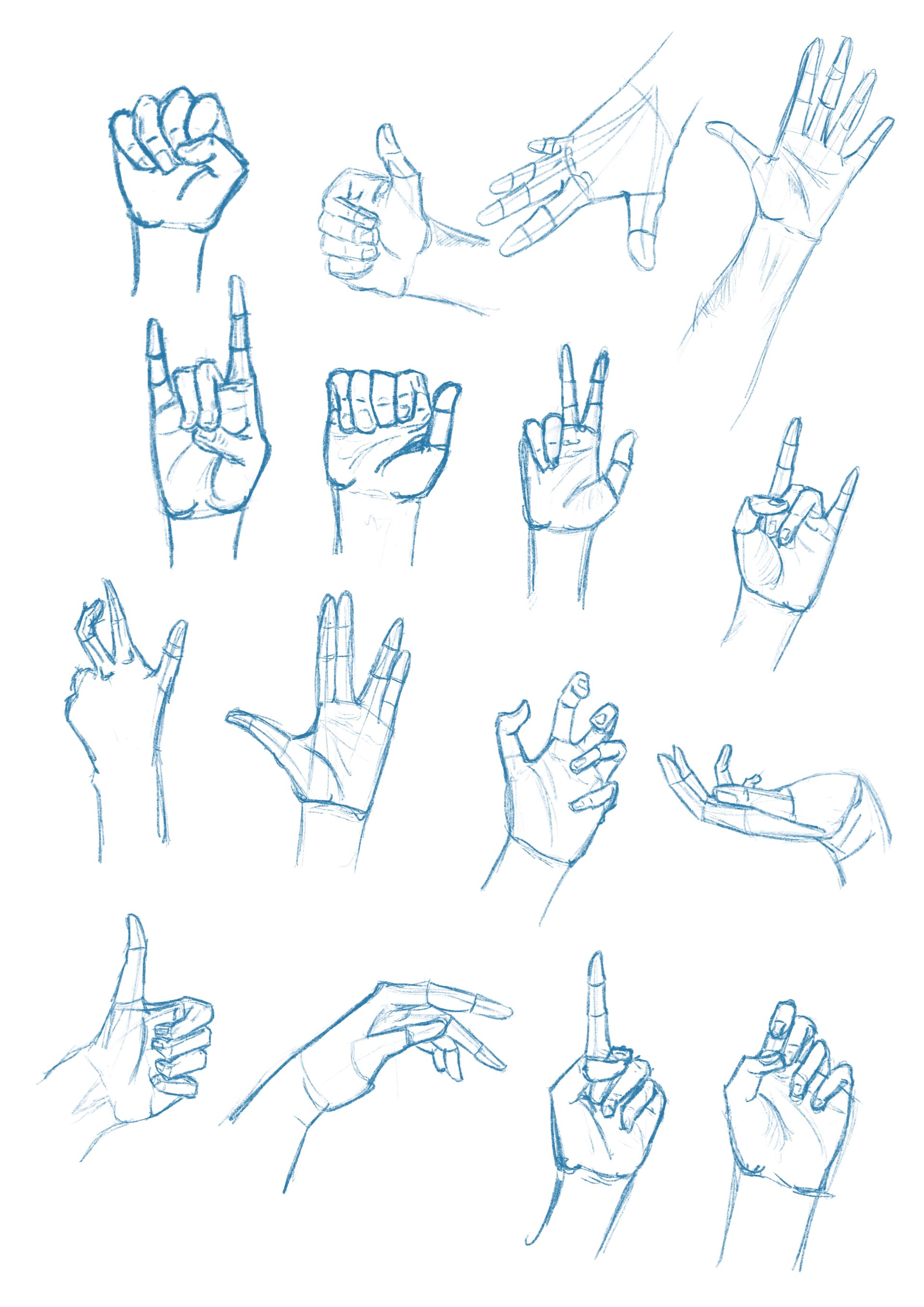 ArtStation - Hand study - 2D/3D