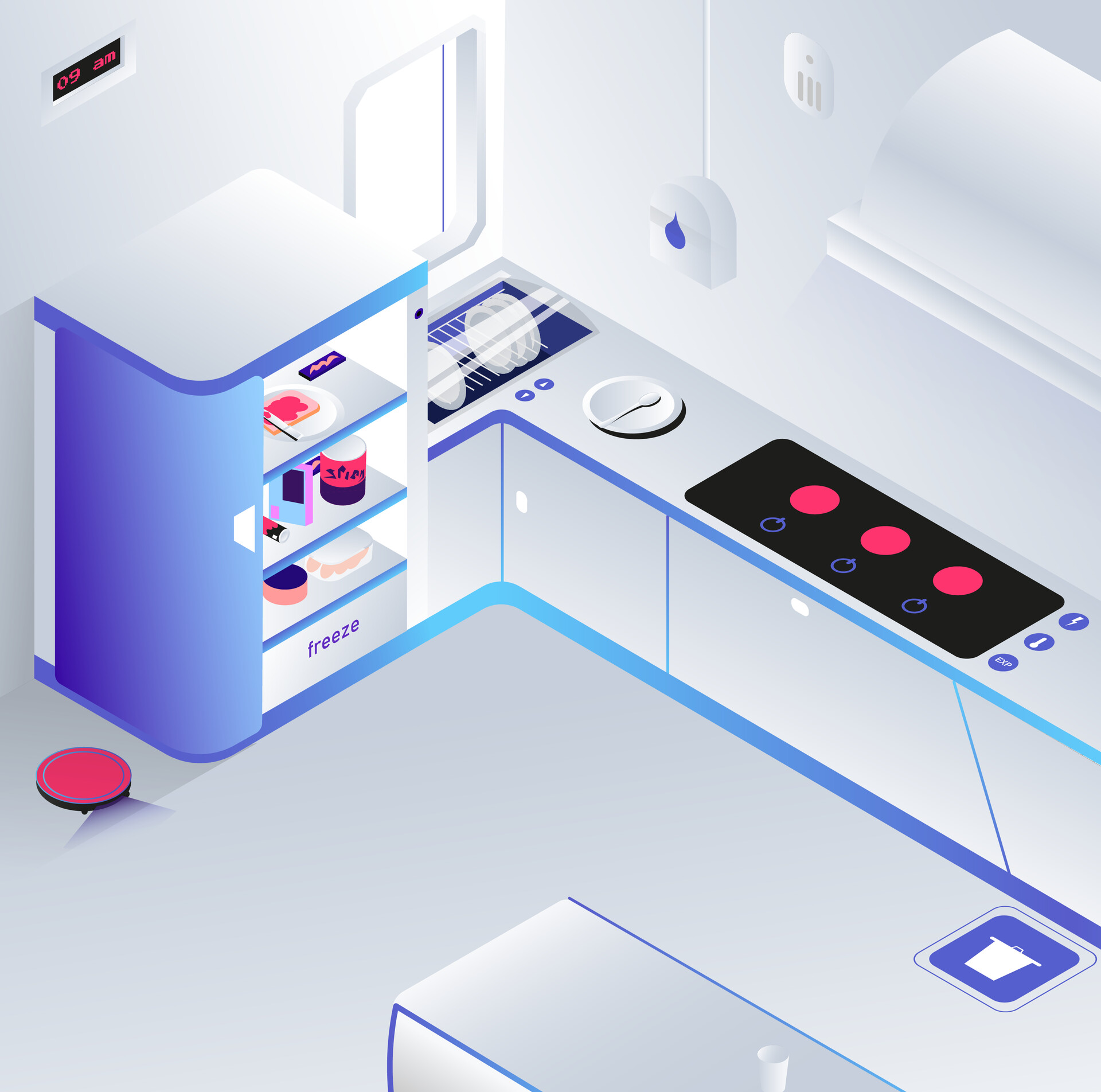 ArtStation - kitchen set